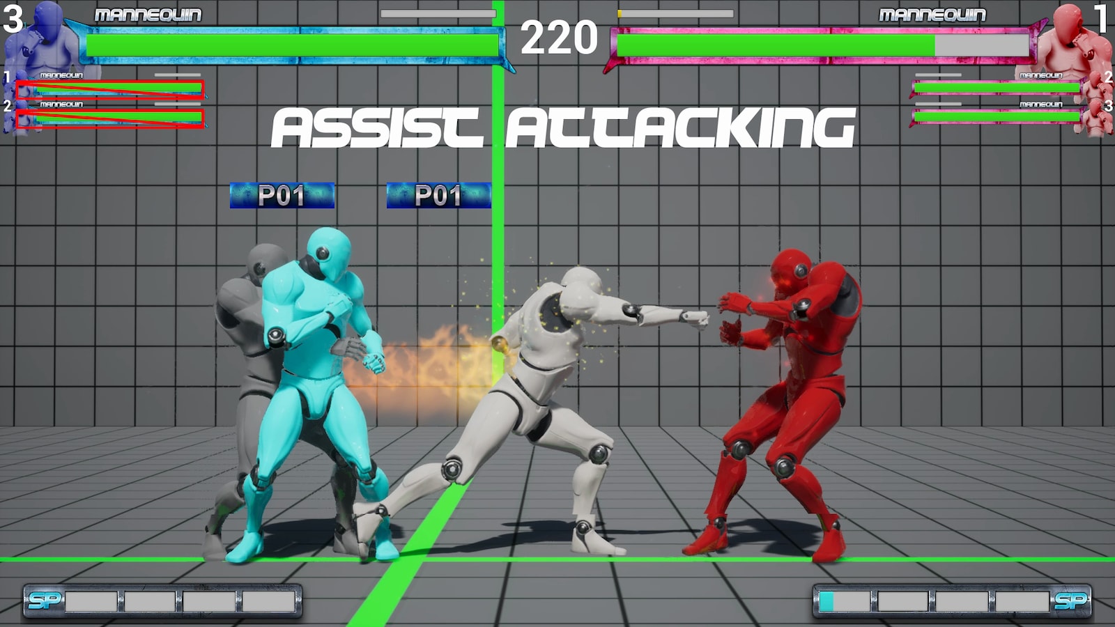 Fighting Game Template | n00dFighter Template in Code Plugins – QIWS