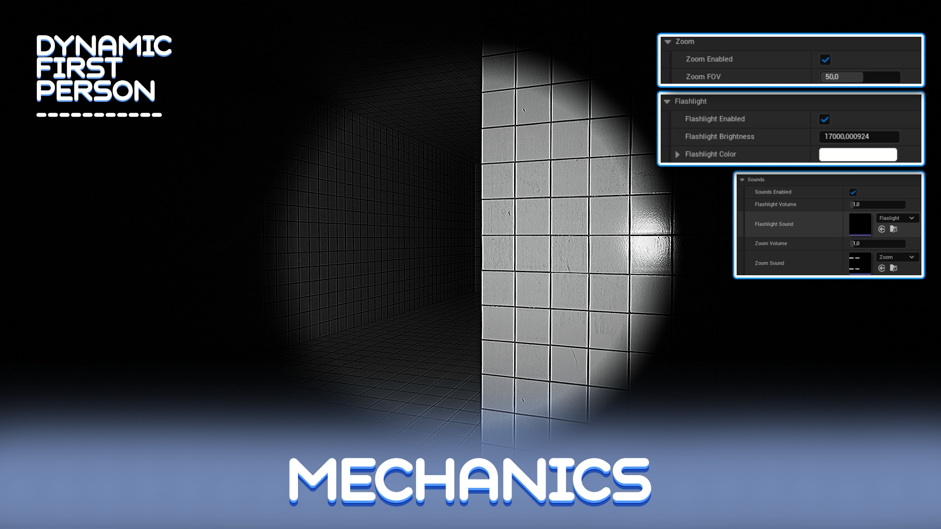 Dynamic First Person in Blueprints - UE Marketplace