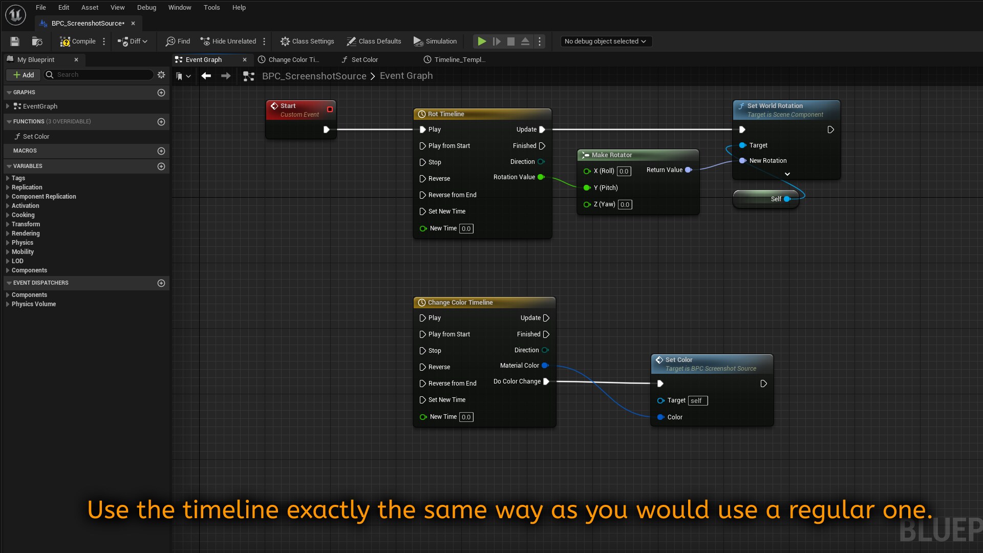 Component Timeline - Unreal Engine Asset Component Timeline - Unreal Engine Asset