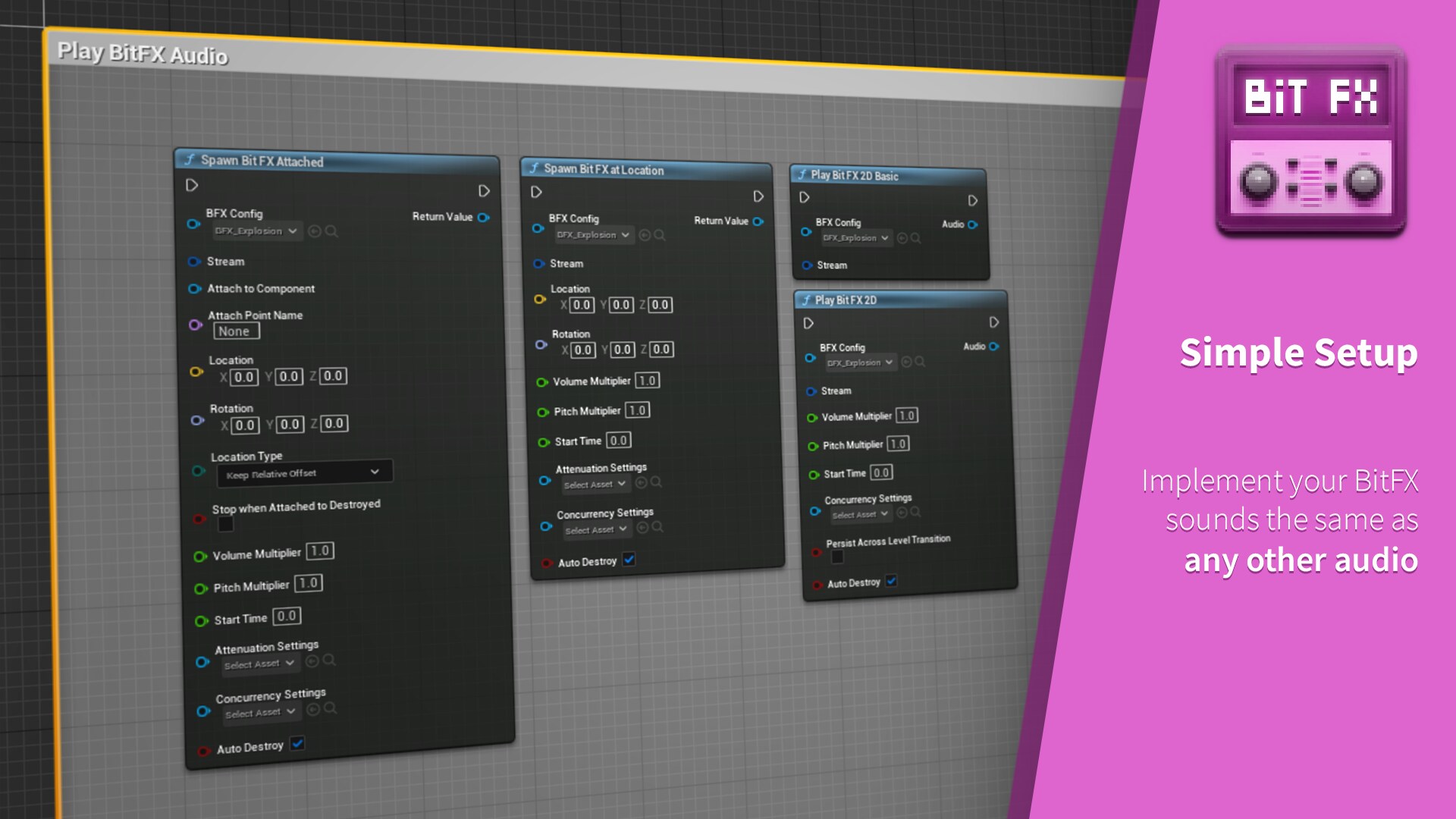 BitFX in Blueprints - UE Marketplace