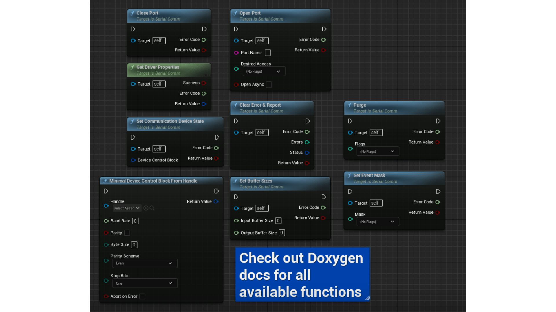 Serial Communication in Code Plugins - UE Marketplace
