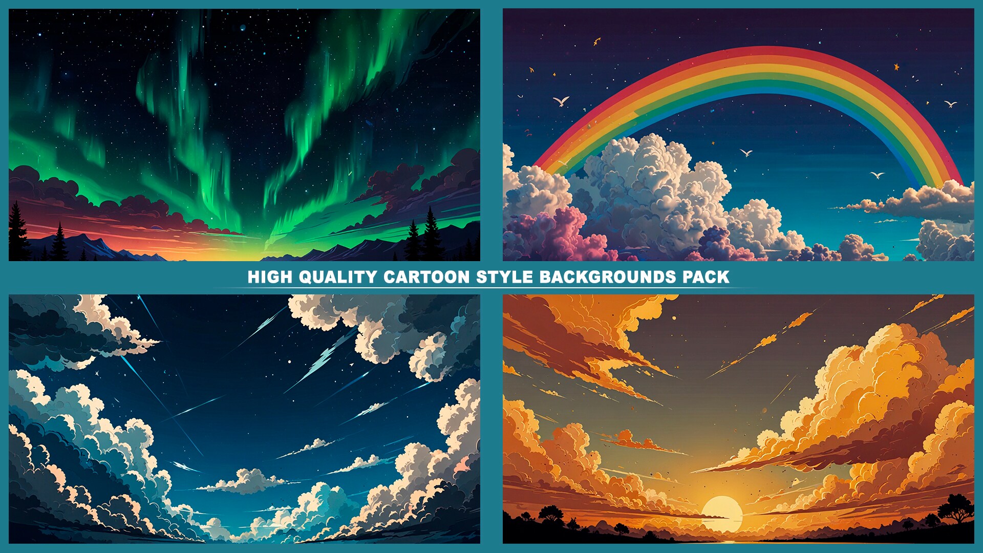 110+ SKY BACKGROUNDS in 2D Assets - UE Marketplace