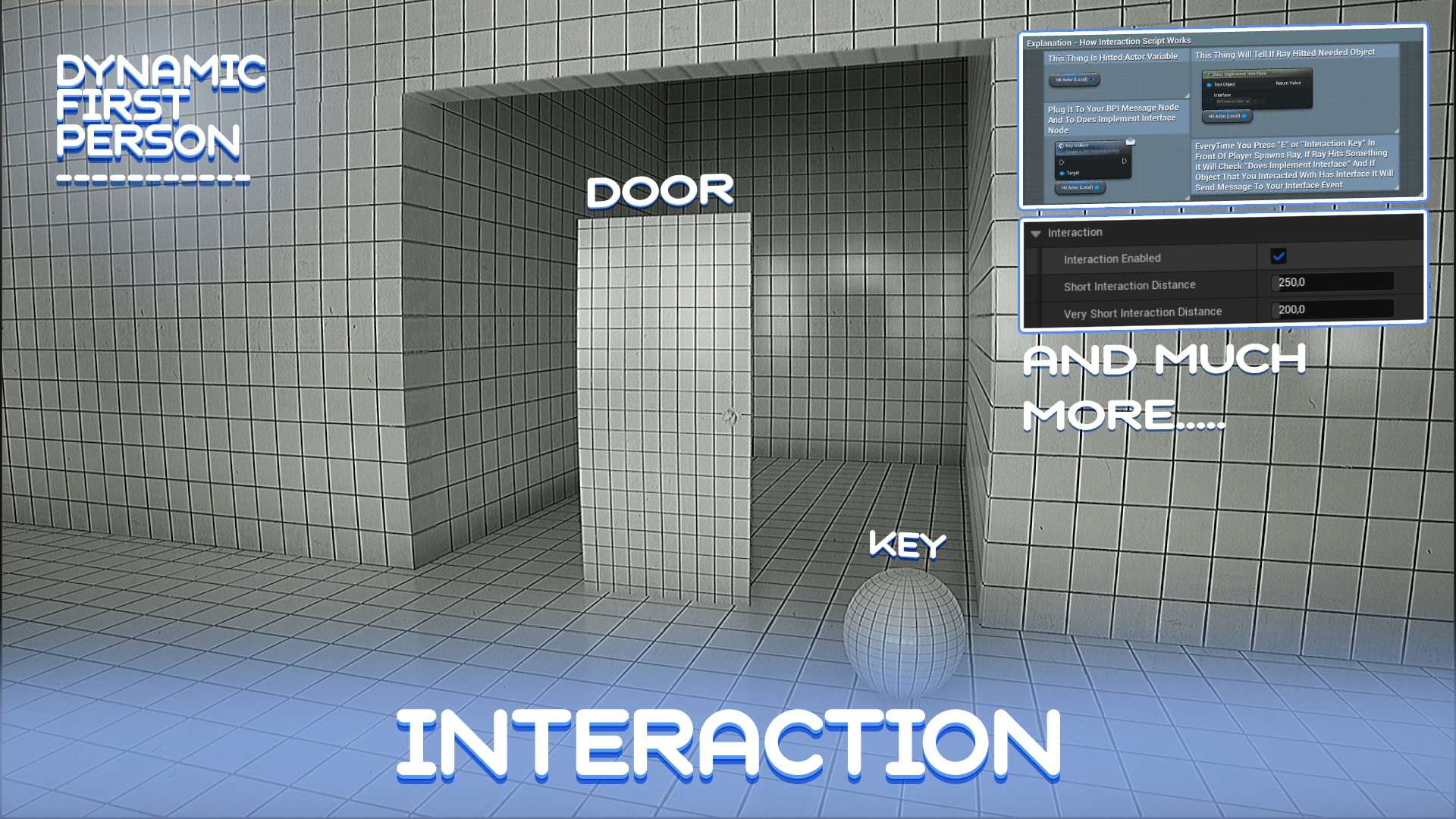 Dynamic First Person in Blueprints - UE Marketplace