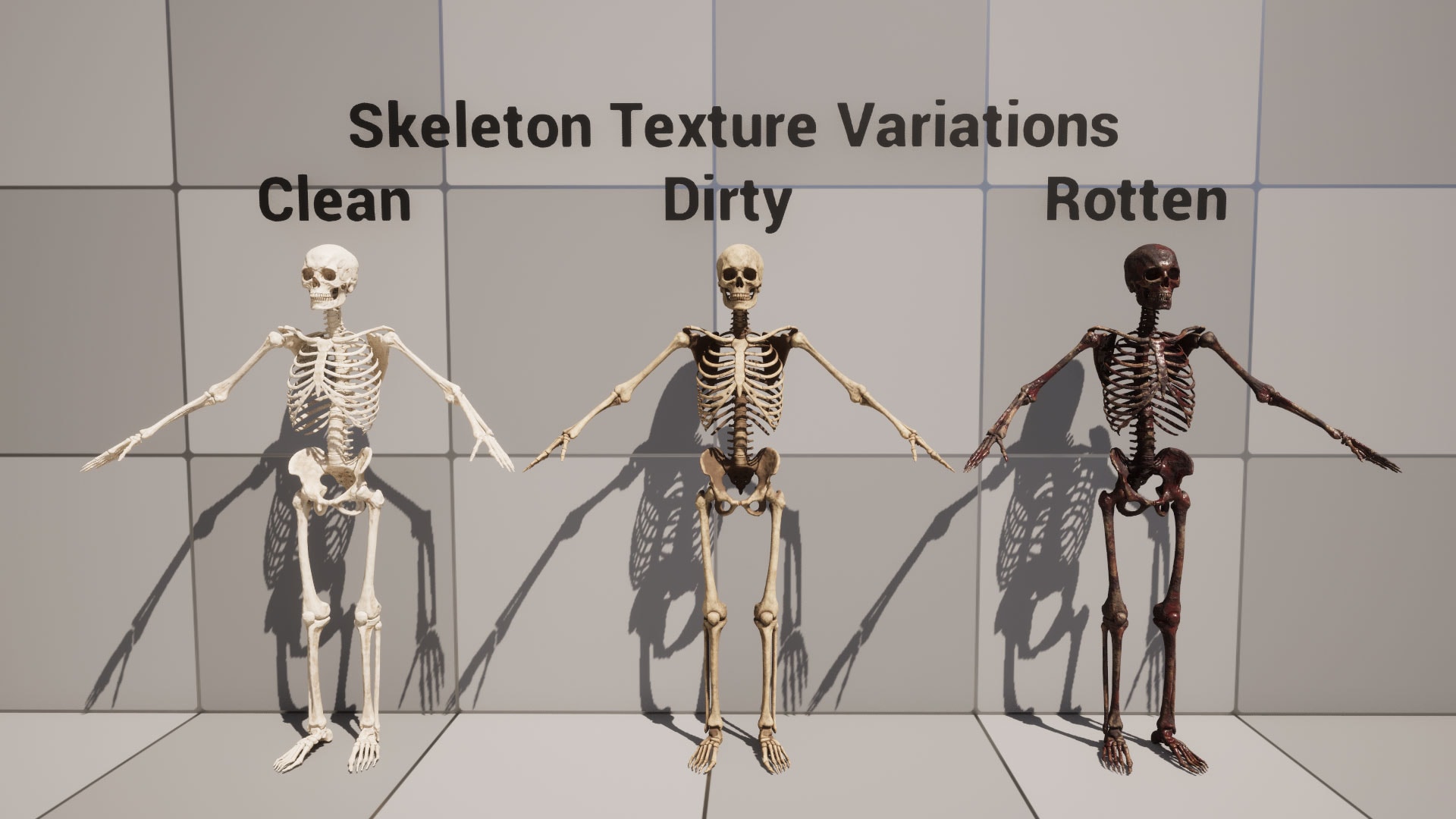 Modular Skeleton Warriors in Characters - UE Marketplace