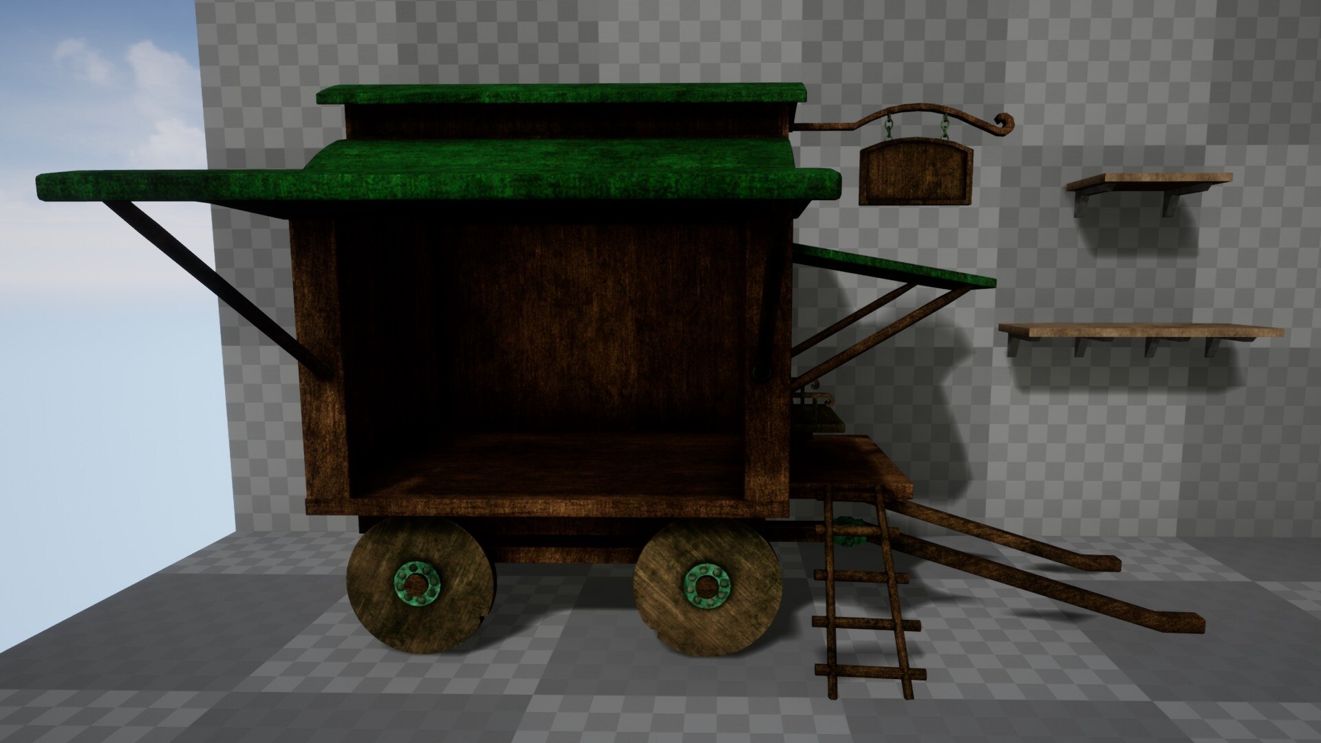 Merchant Caravans & Props Pack in Props - UE Marketplace