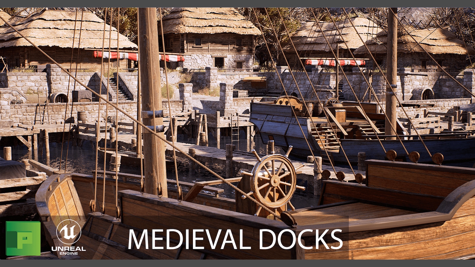 Medieval Docks in Environments - UE Marketplace
