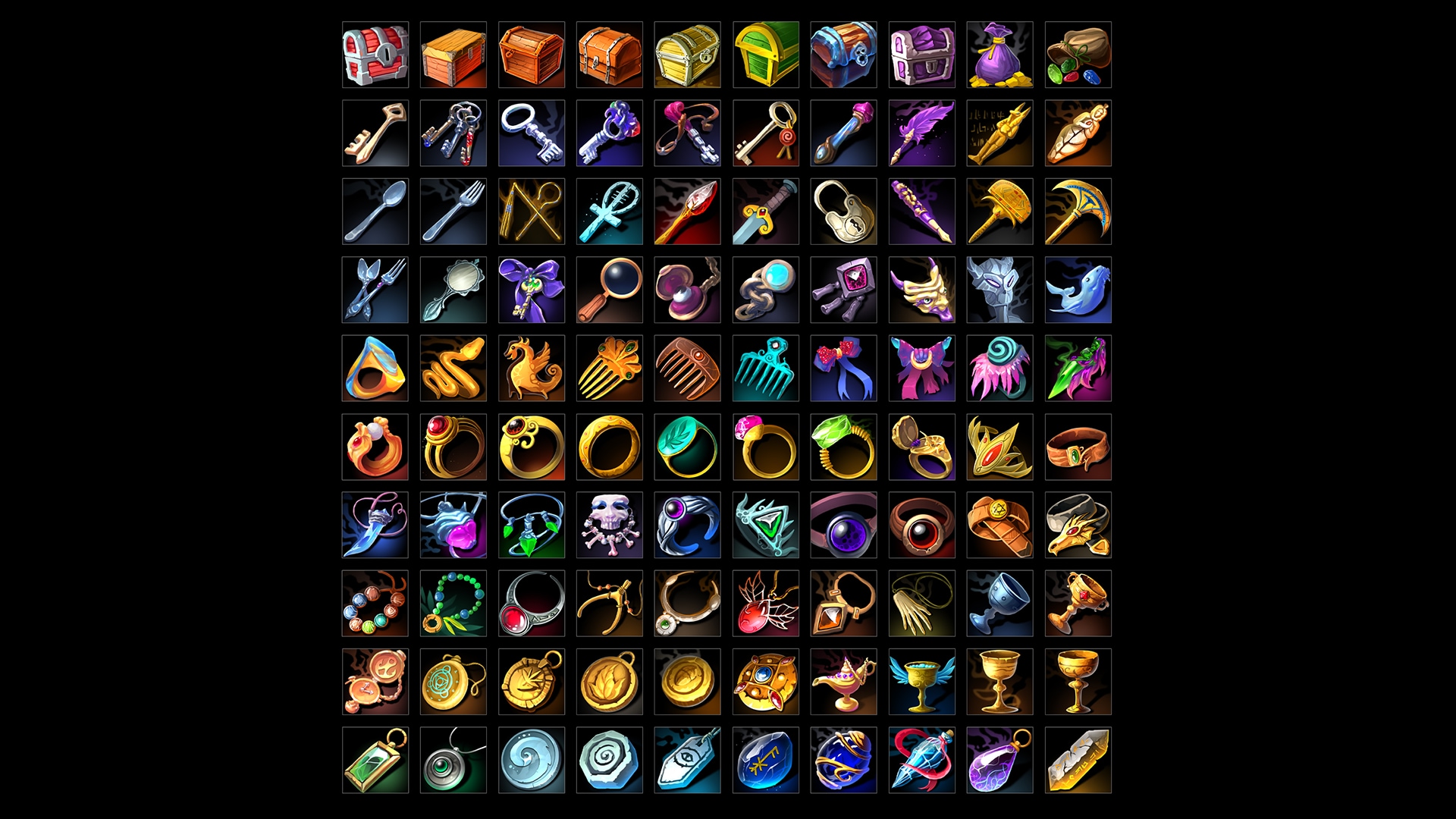 RPG Treasure Icons in 2D Assets - UE Marketplace