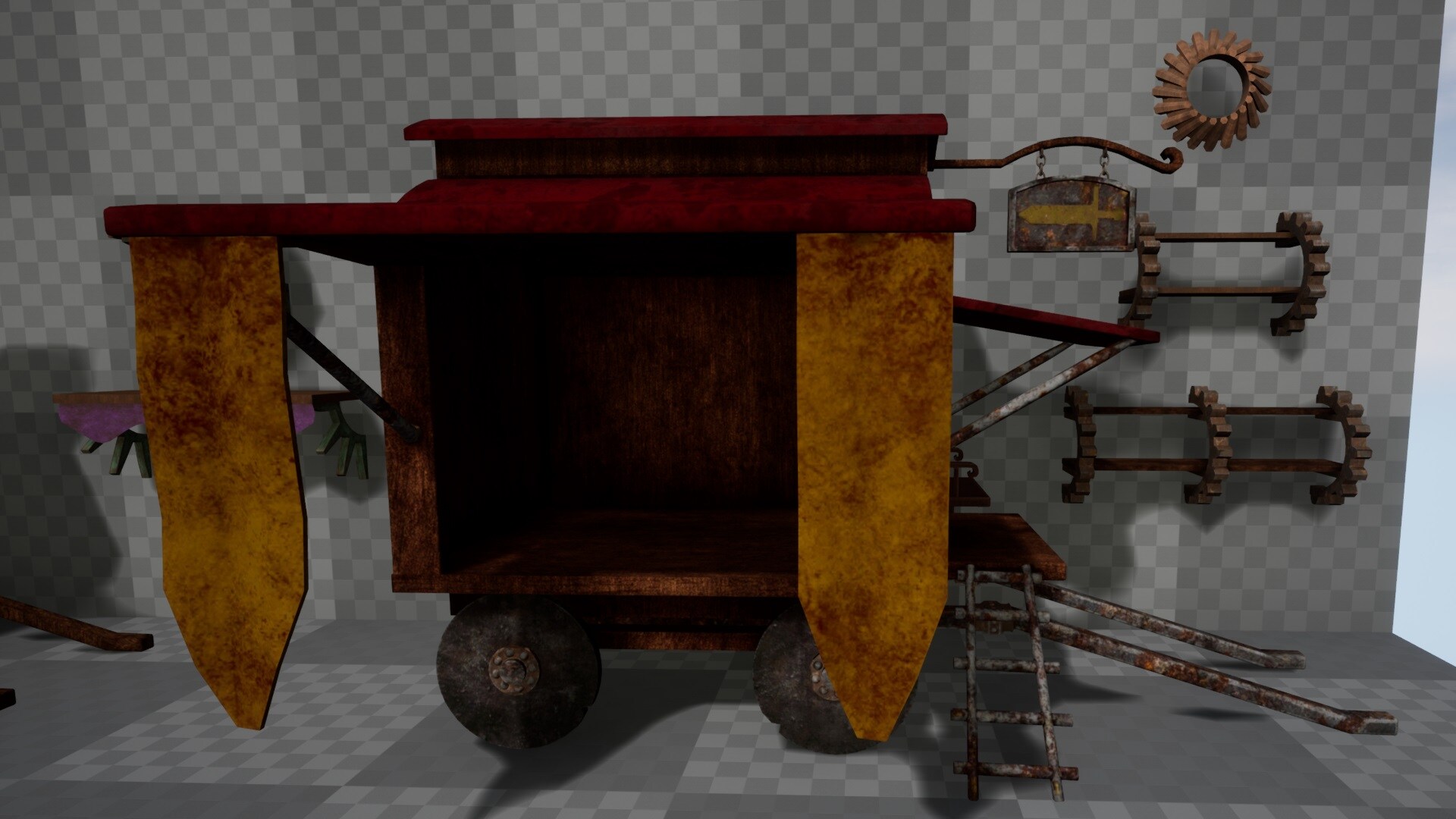 Merchant Caravans & Props Pack in Props - UE Marketplace