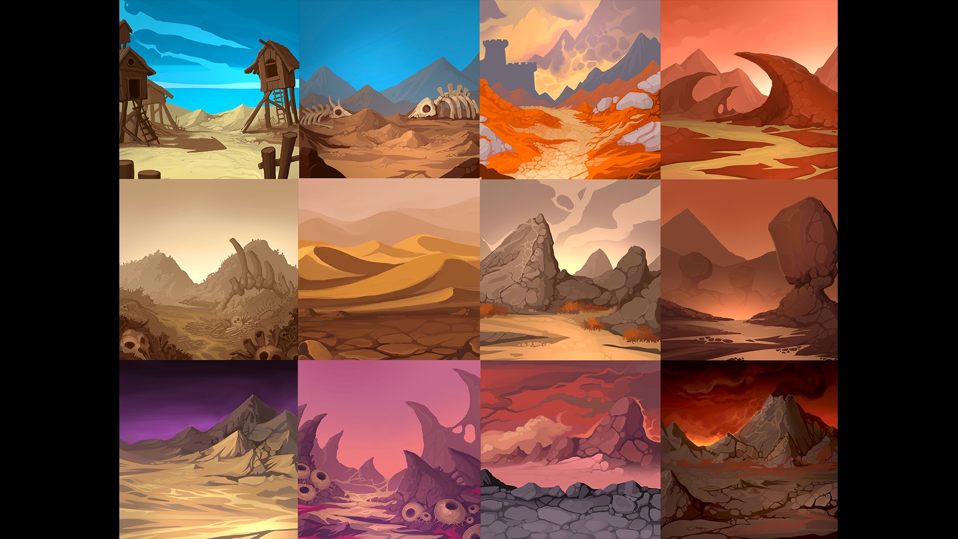 Rpg Backgrounds In 2d Assets Ue Marketplace