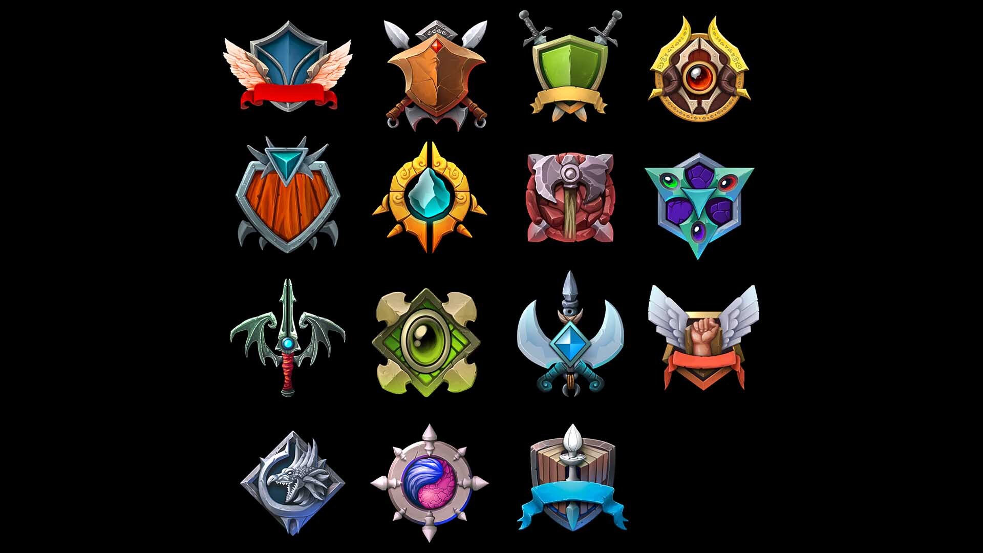 Badges Megapack In 2d Assets Ue Marketplace