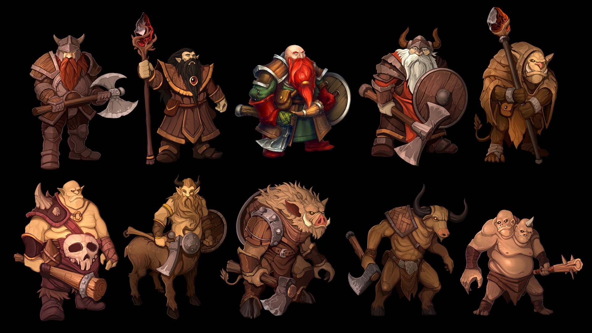 Fantasy Army Characters pack2 in 2D Assets - UE Marketplace