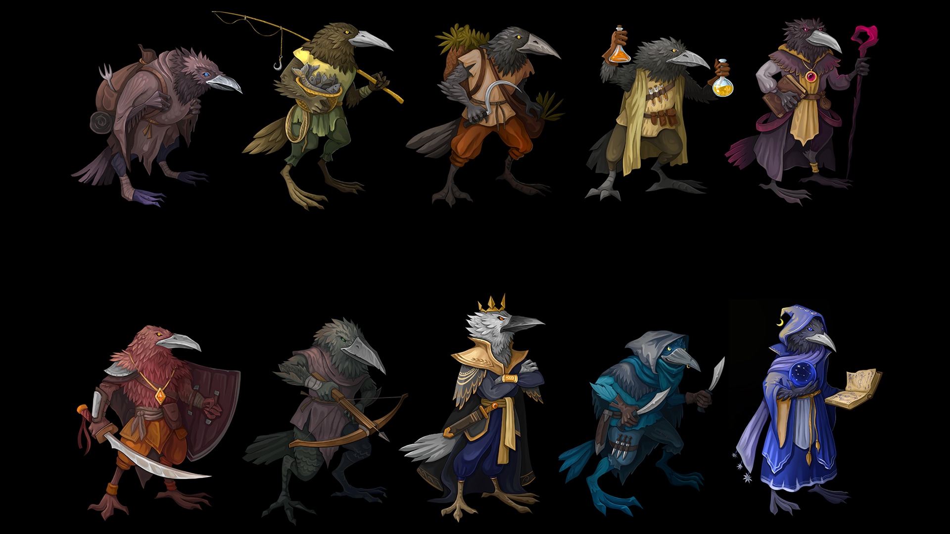 Fantasy Army Characters pack5 in 2D Assets - UE Marketplace