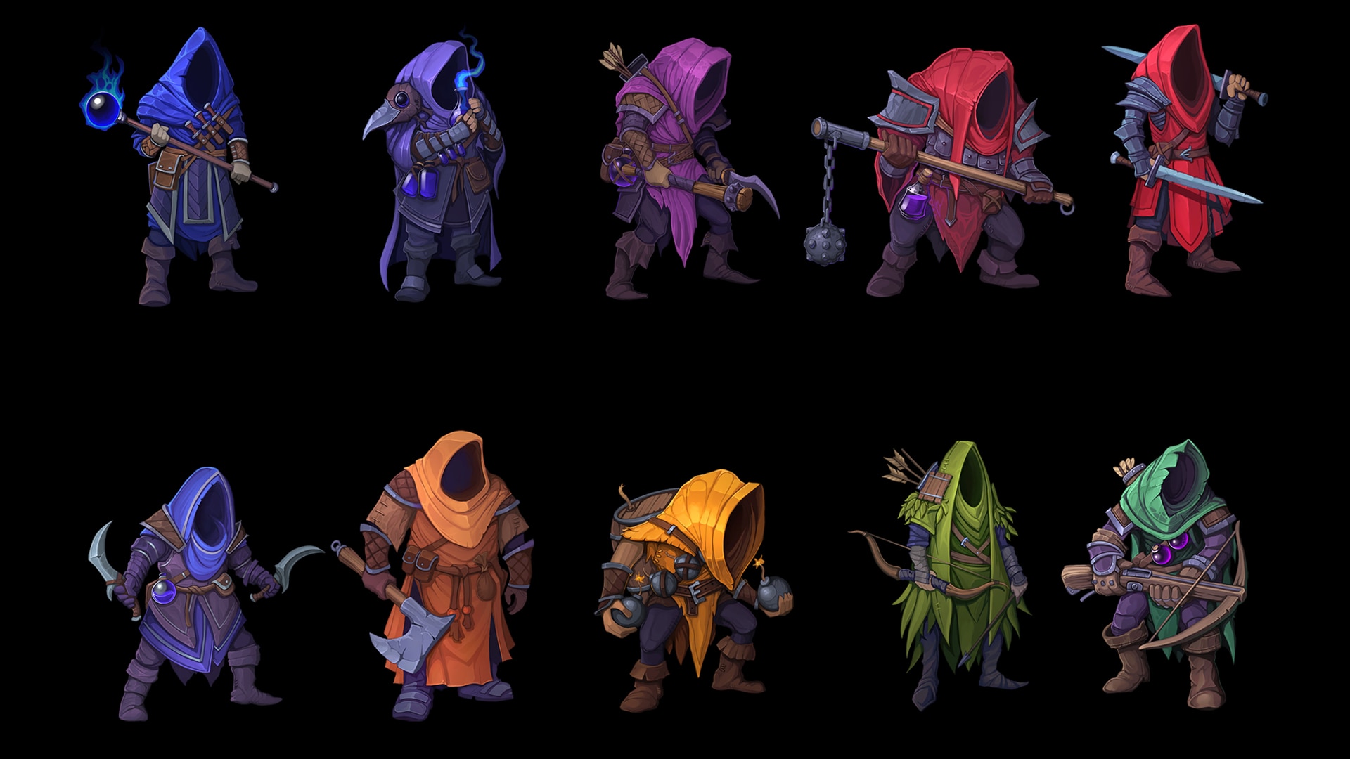Fantasy Army Characters pack5 in 2D Assets - UE Marketplace