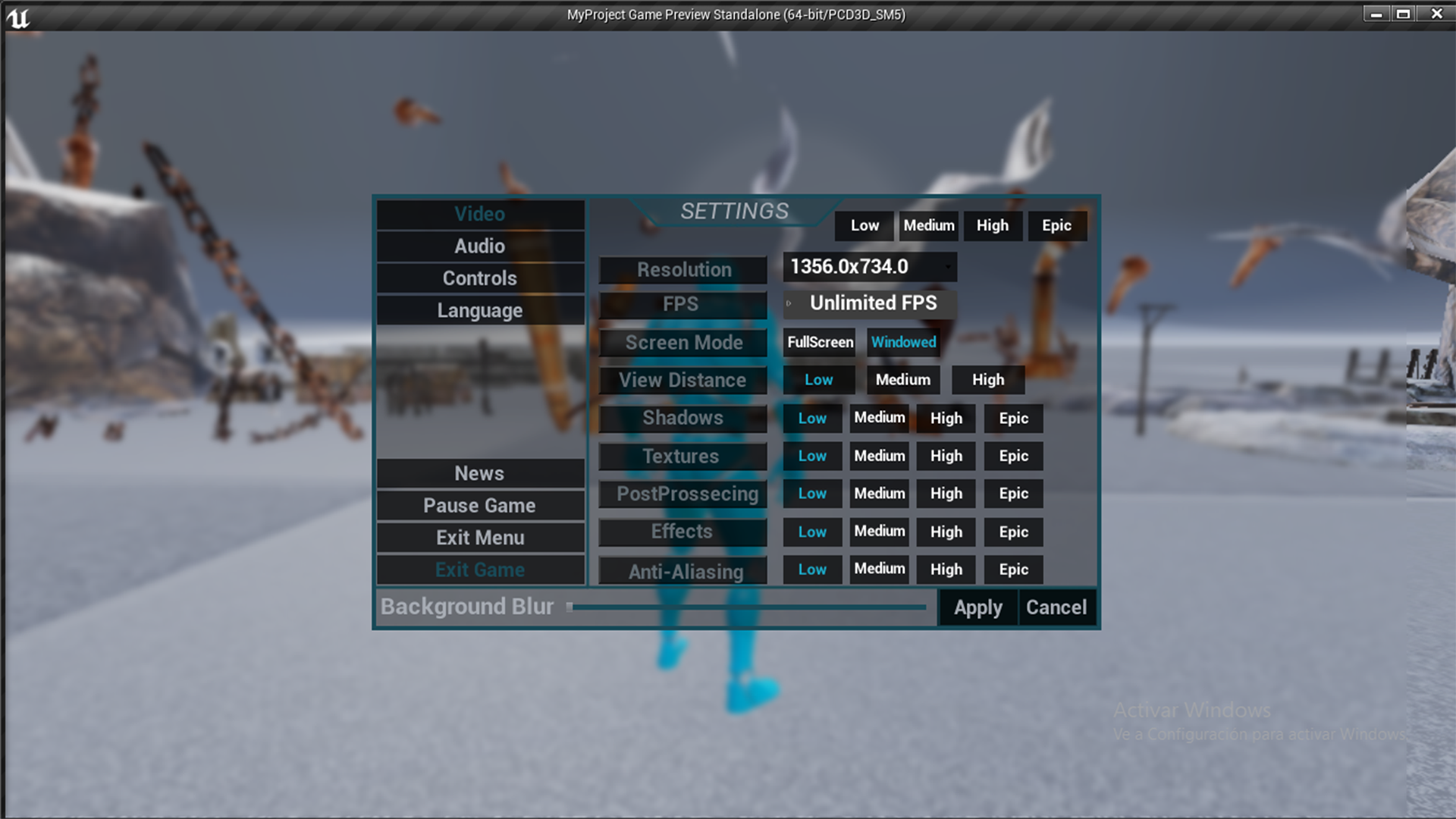 Main Menu: Video/Audio Settings & More! in Blueprints - UE Marketplace