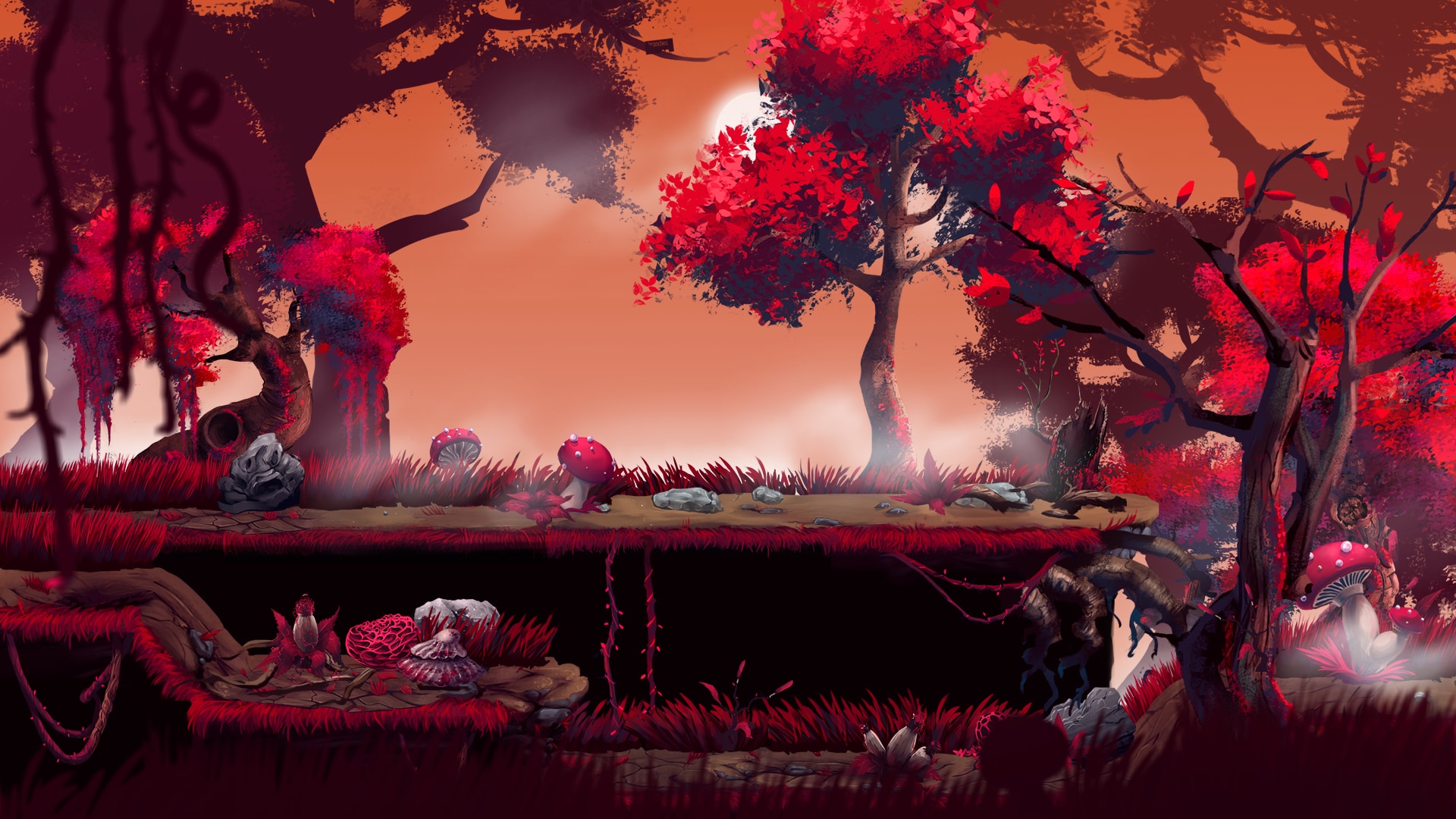 Alien Forest 2D in 2D Assets - UE Marketplace