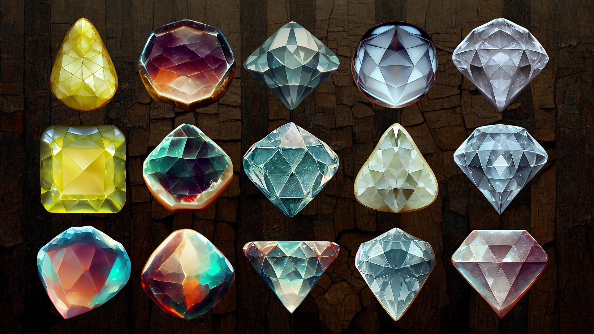 Gemstones in 2D Assets - UE Marketplace