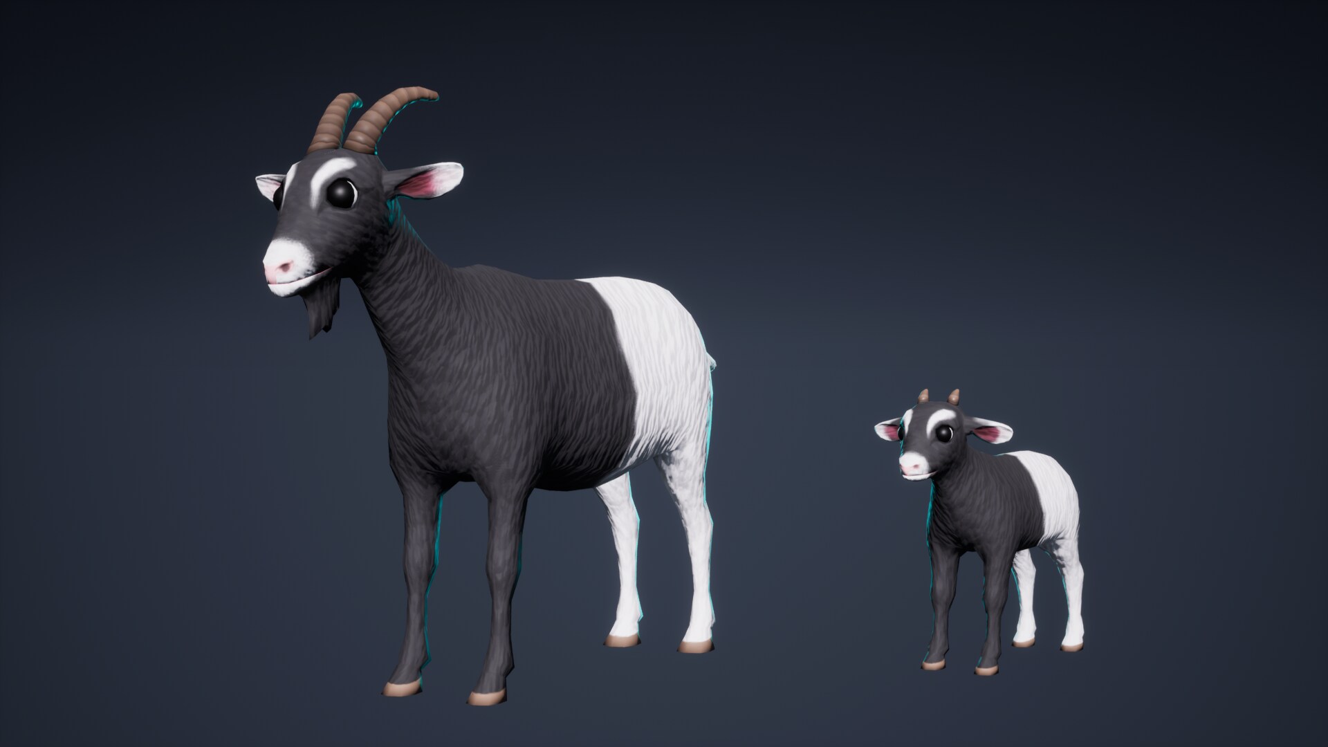 SI - Goat and Kid in Characters - UE Marketplace