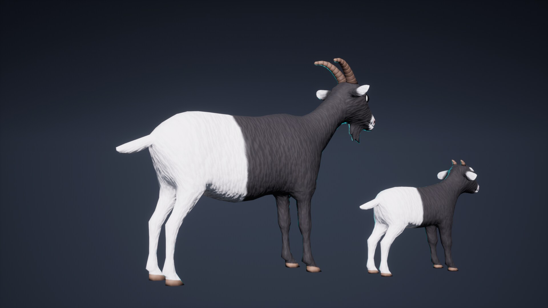 SI - Goat and Kid in Characters - UE Marketplace