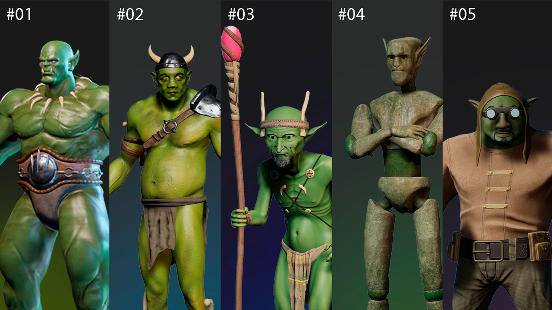 Goblin Pack：キャラクター - UE マーケットプレイス