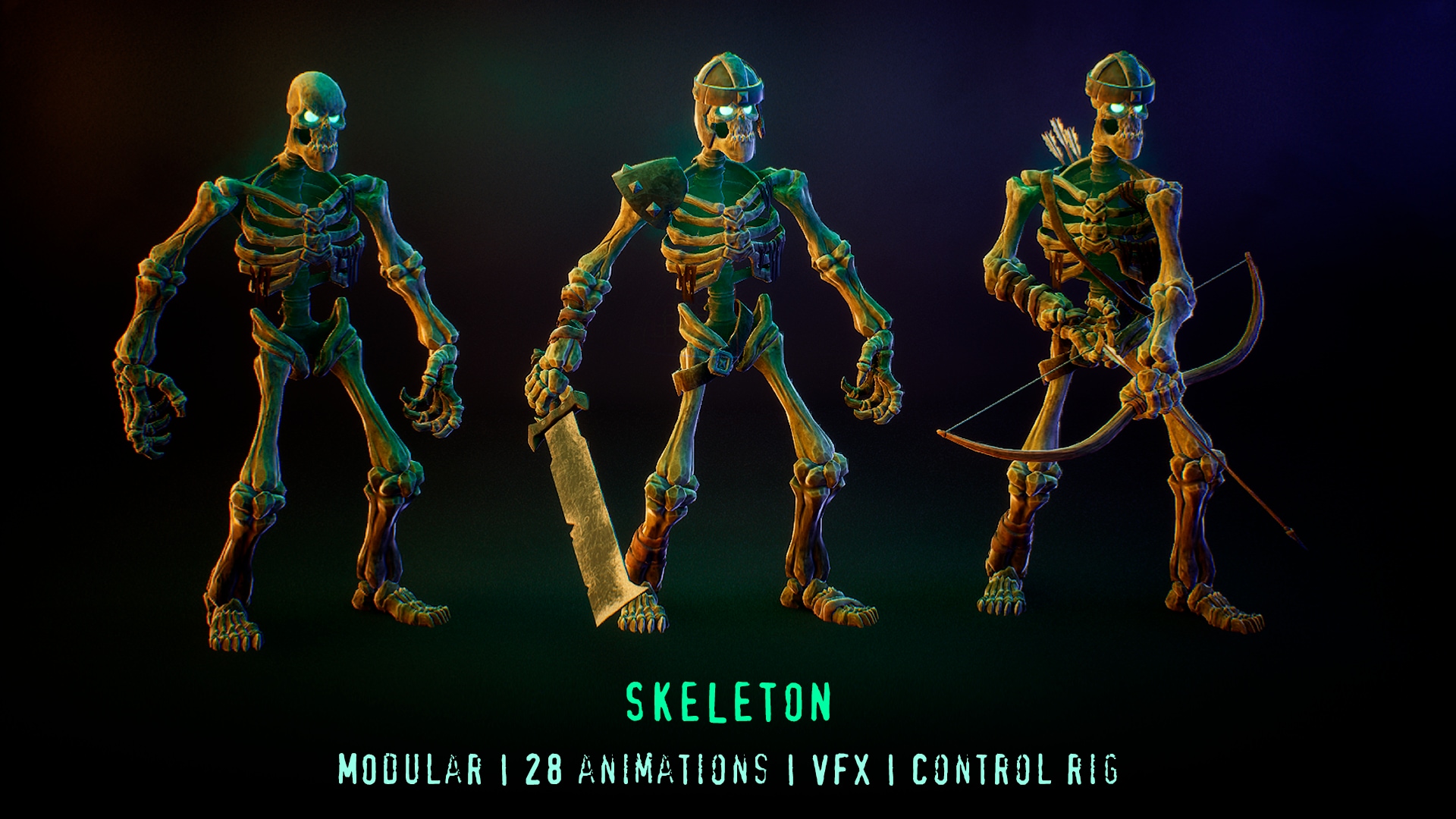 Skeleton in Characters - UE Marketplace