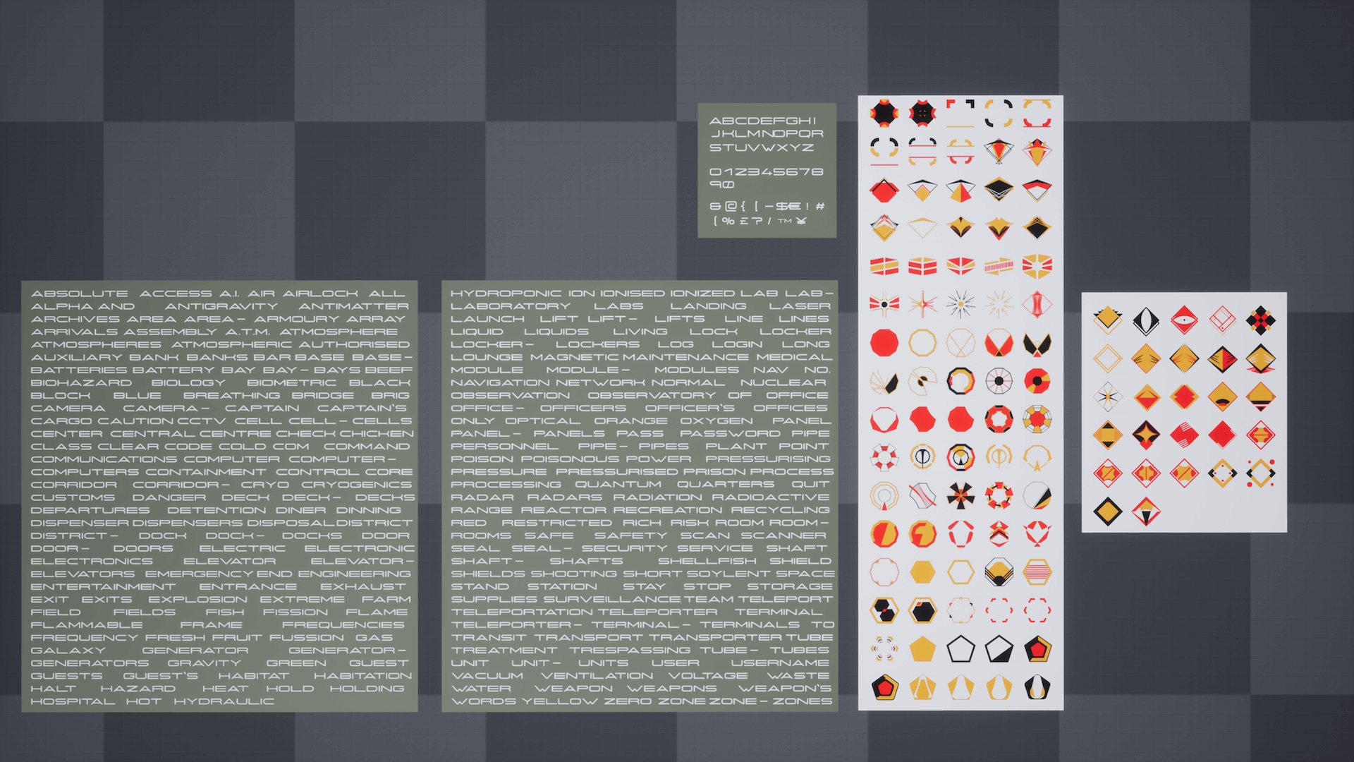 HG Decals - Sci-Fi Bundle in Materials - UE Marketplace