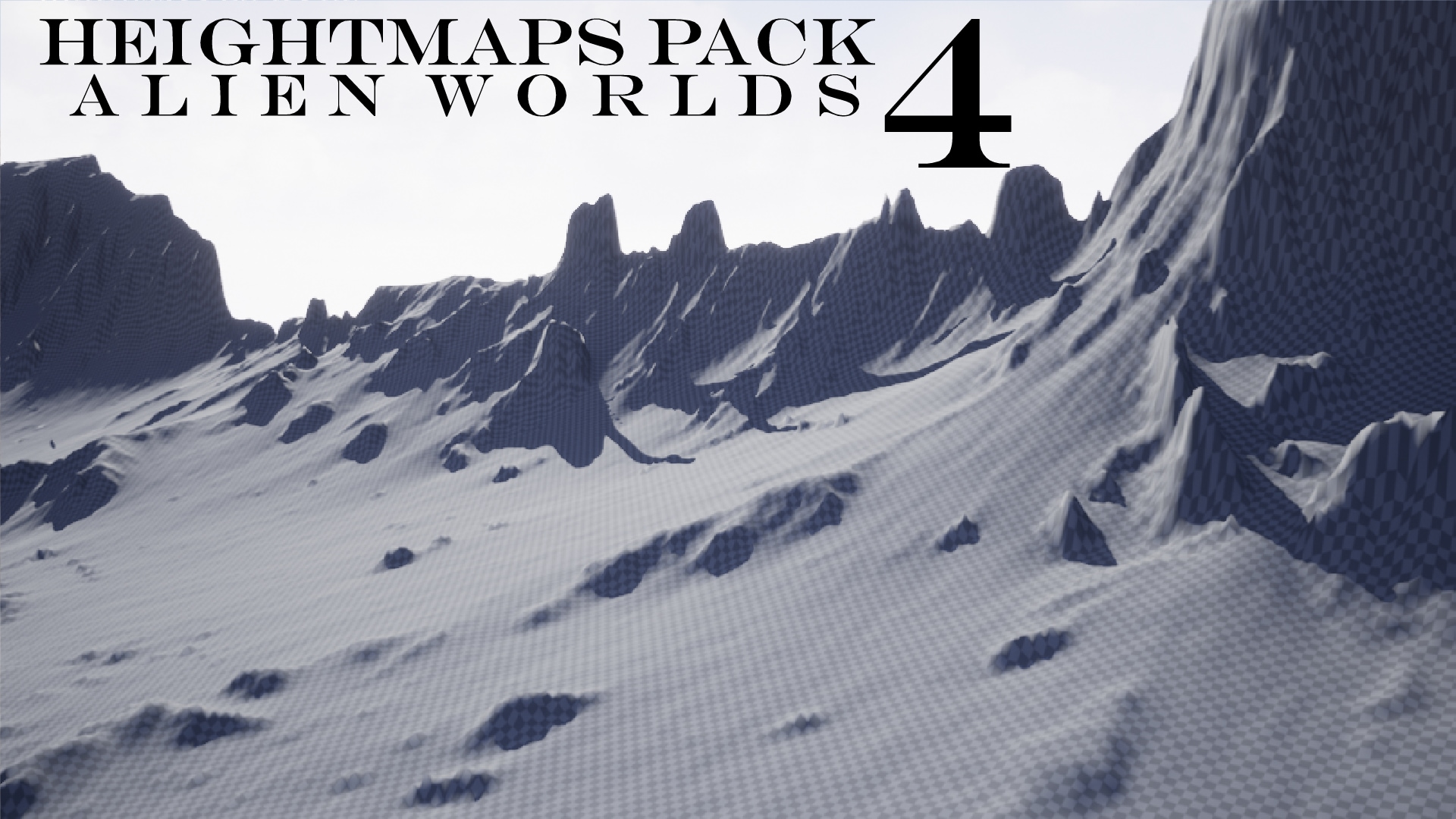 HeightMaps Pack 4 - Alien Worlds in Textures - UE Marketplace