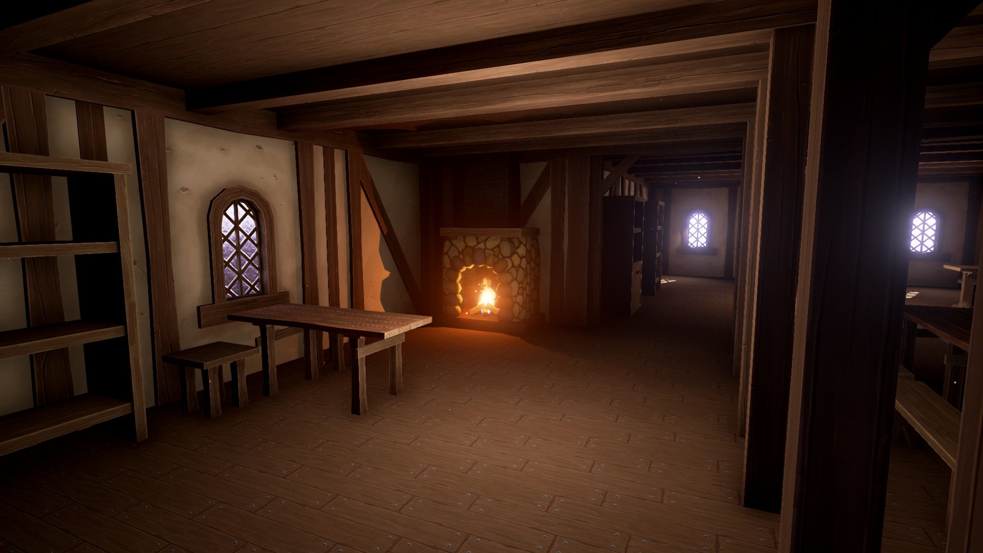 Hand Painted Modular House in Environments - UE Marketplace