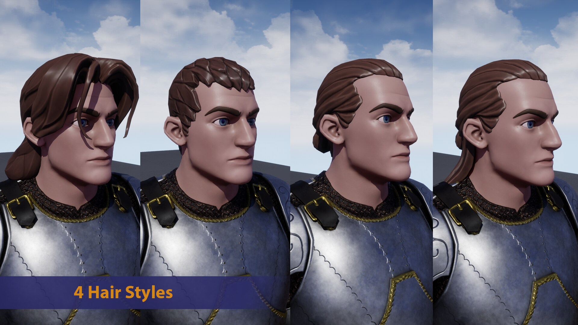Stylized Knight in Characters - UE Marketplace