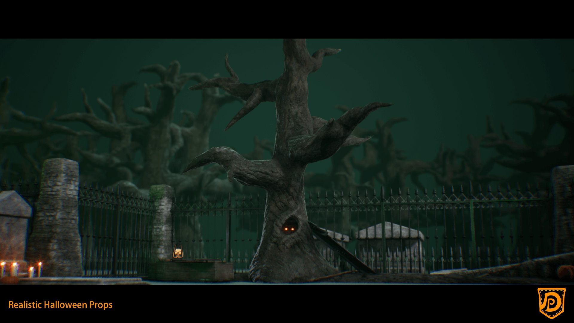 在道具创建的Realistic Halloween Props - 虚幻引擎商城