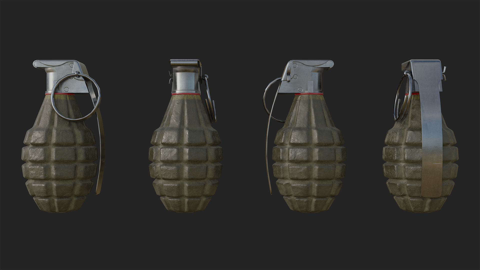 Hq Hand Grenades Collection In Props Ue Marketplace