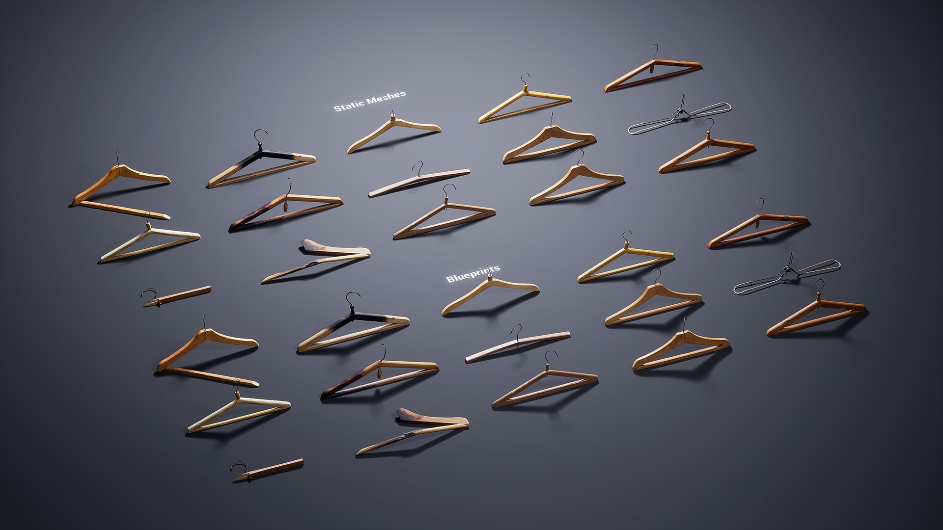 hanger props in Props - UE Marketplace