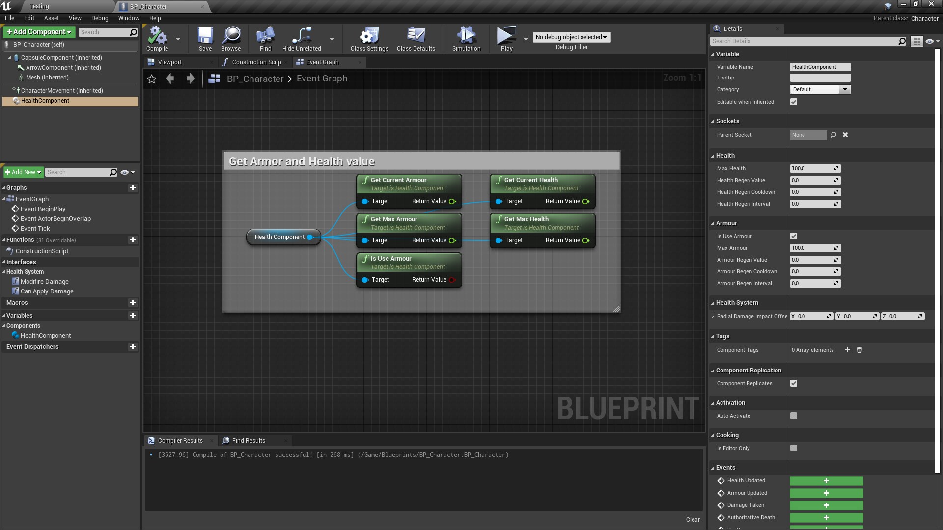 Health System in Code Plugins - UE Marketplace