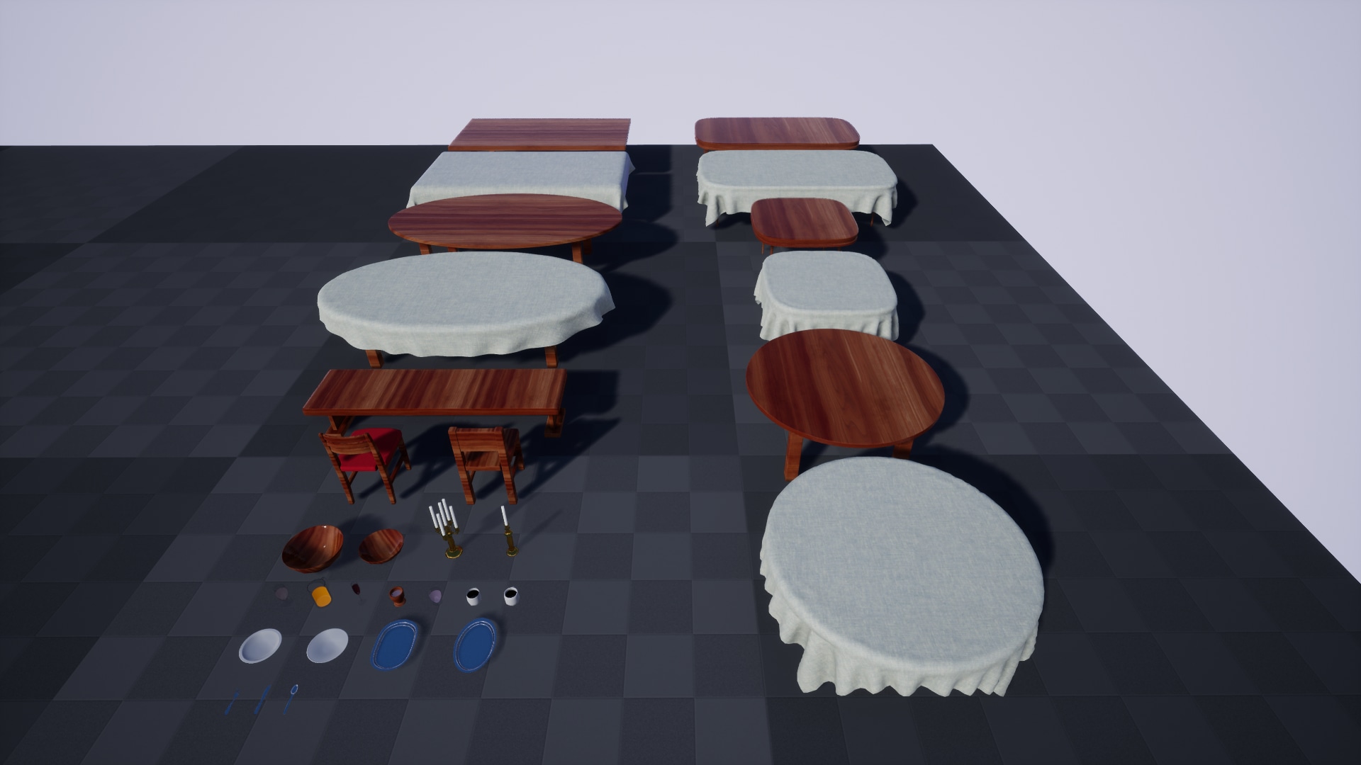 Table Prop Pack in Props - UE Marketplace