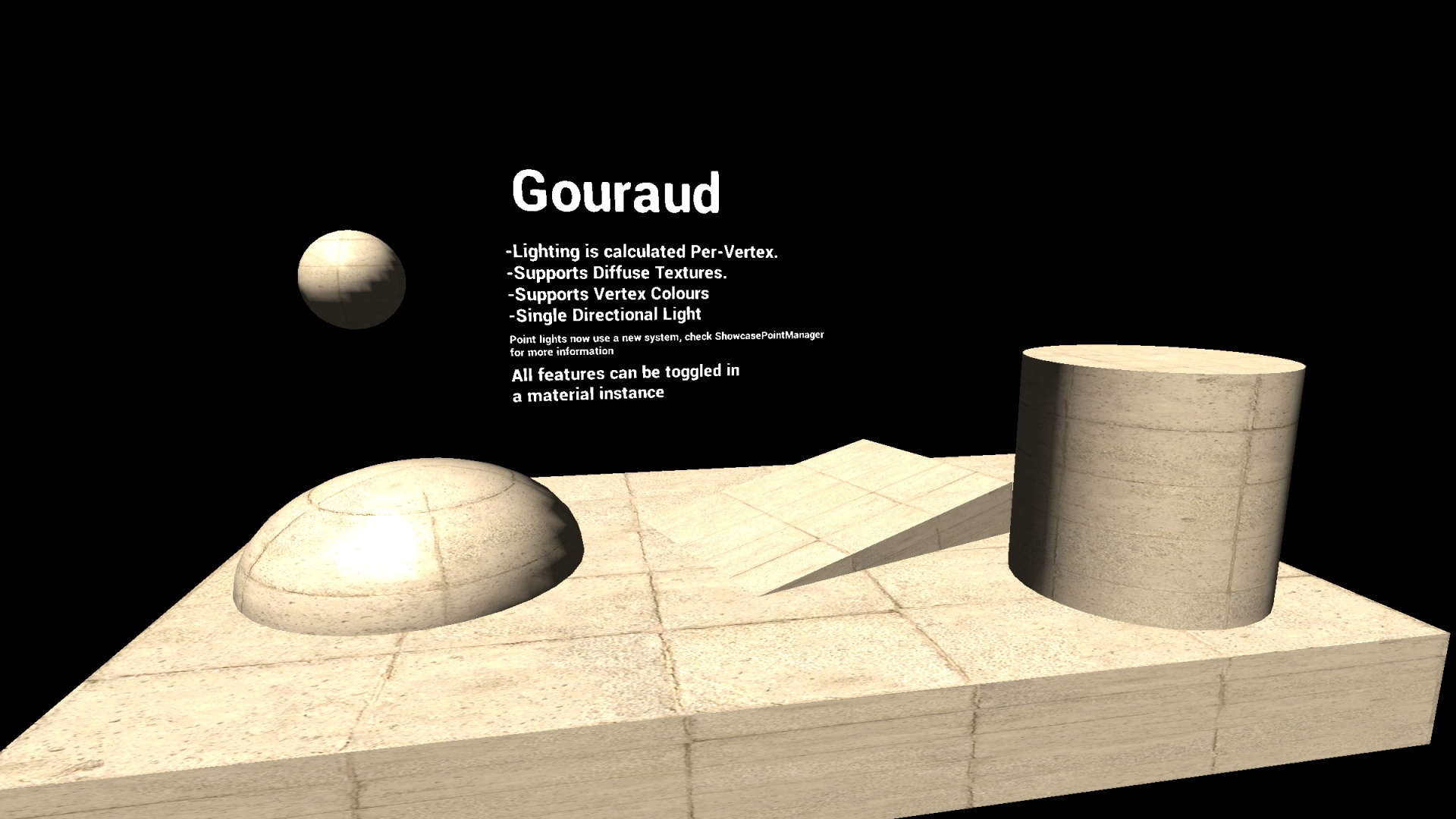 Unlit Gouraudphong Shading Material In Materials Ue Marketplace
