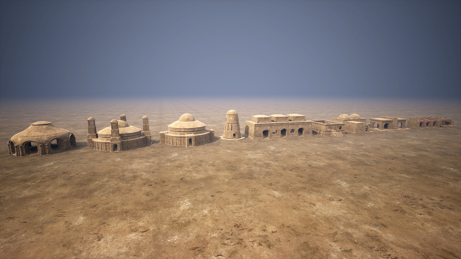 Ancient Urban Utility Buildings in Props - UE Marketplace