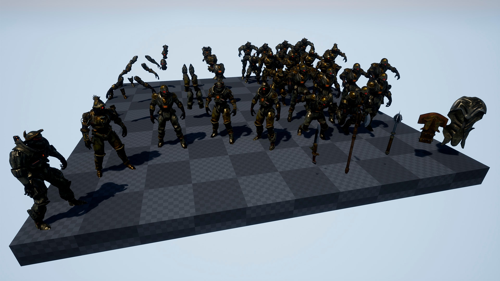 Steampunk knight – ASSET CLOUD