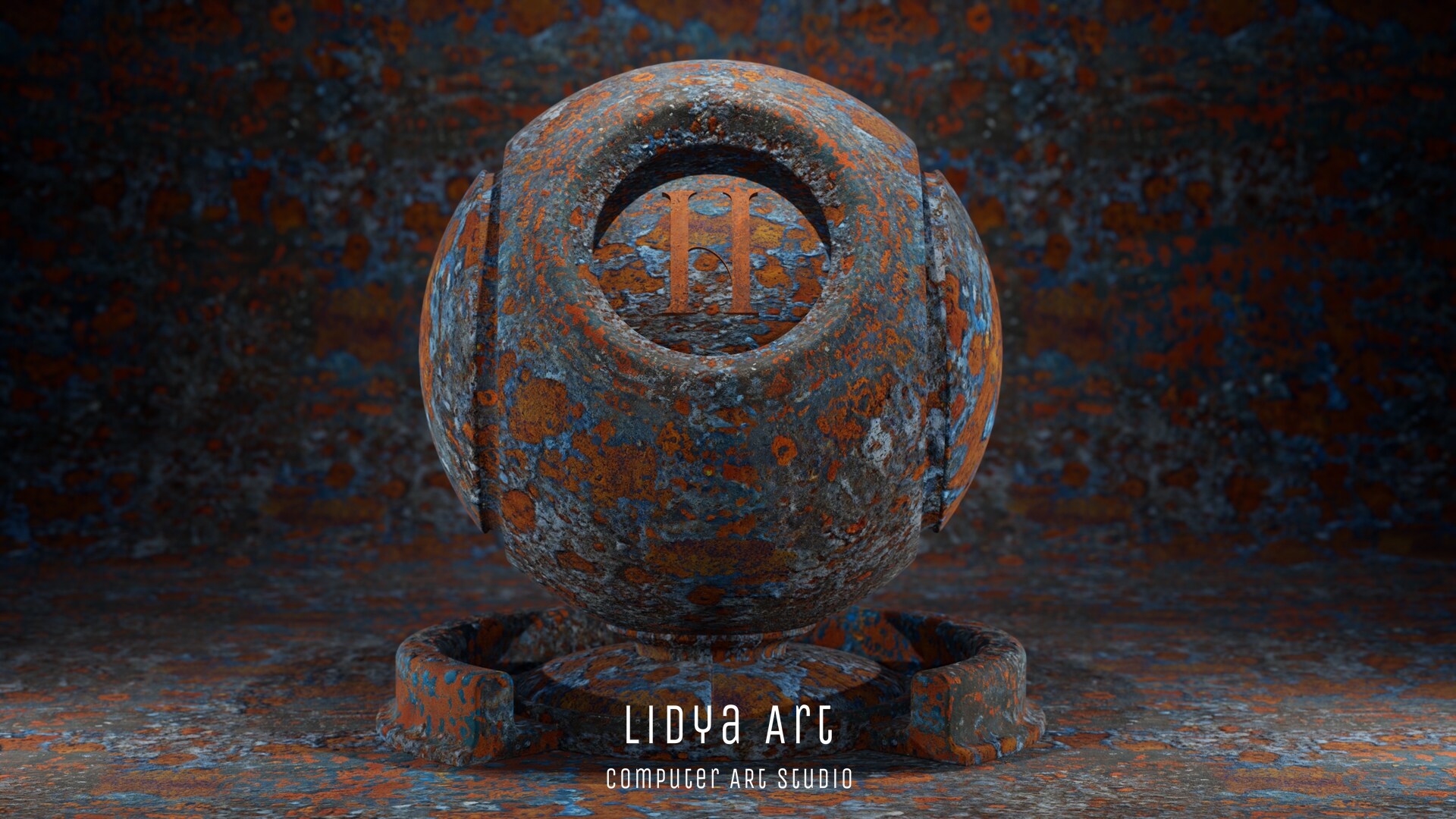 在材质创建的Rust Surfaces Material Pack 2 - 虚幻引擎商城