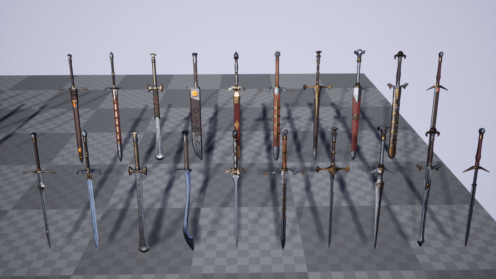 Modular two hand swords set part 2 in Weapons - UE Marketplace