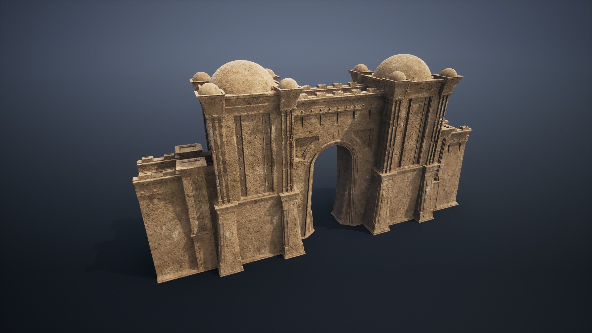 Ancient Modular Walls in Props - UE Marketplace