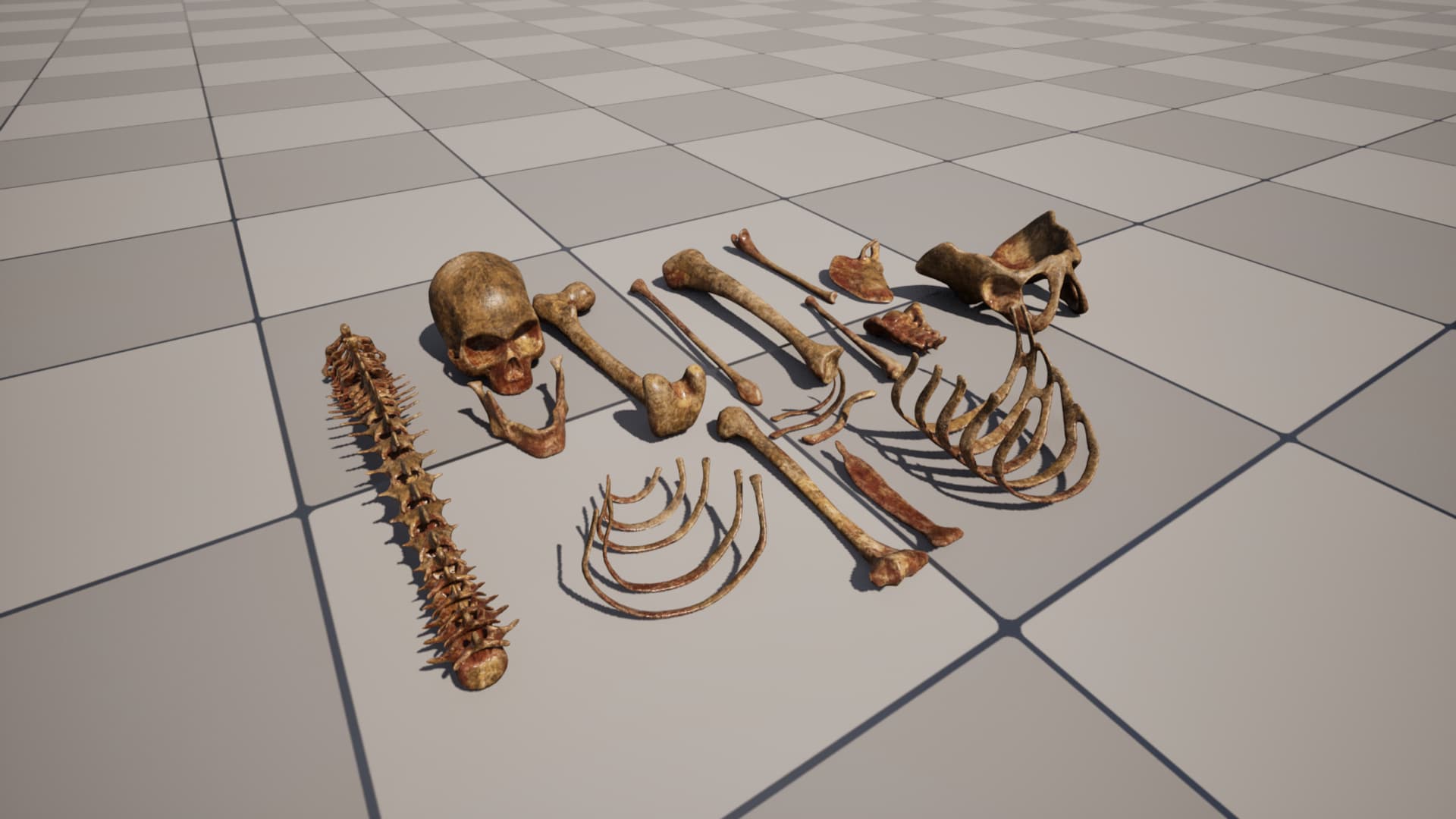 Bones：プロップ・小物 - UE マーケットプレイス