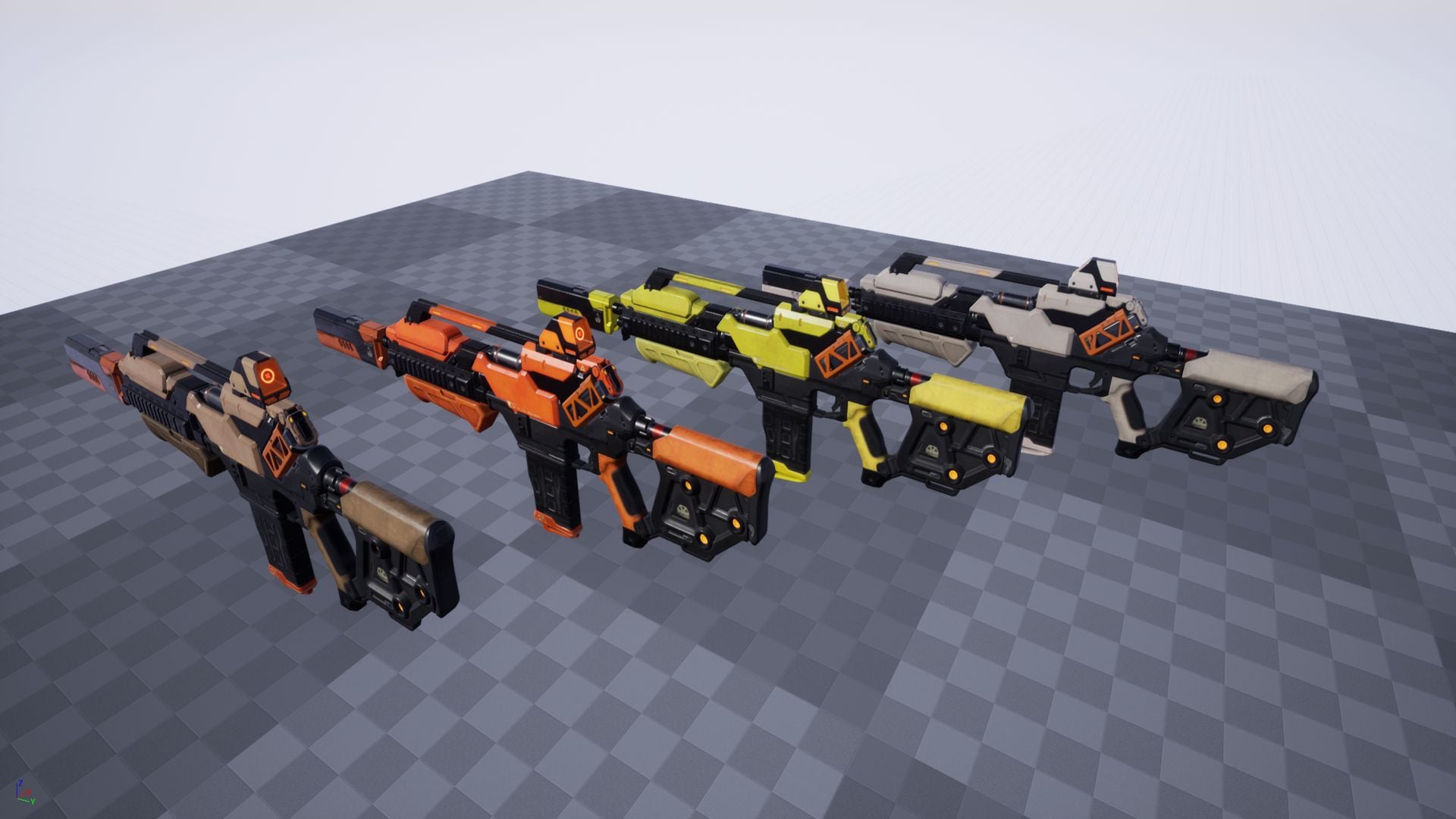 Sci-Fi Assault Rifle in Weapons - UE Marketplace