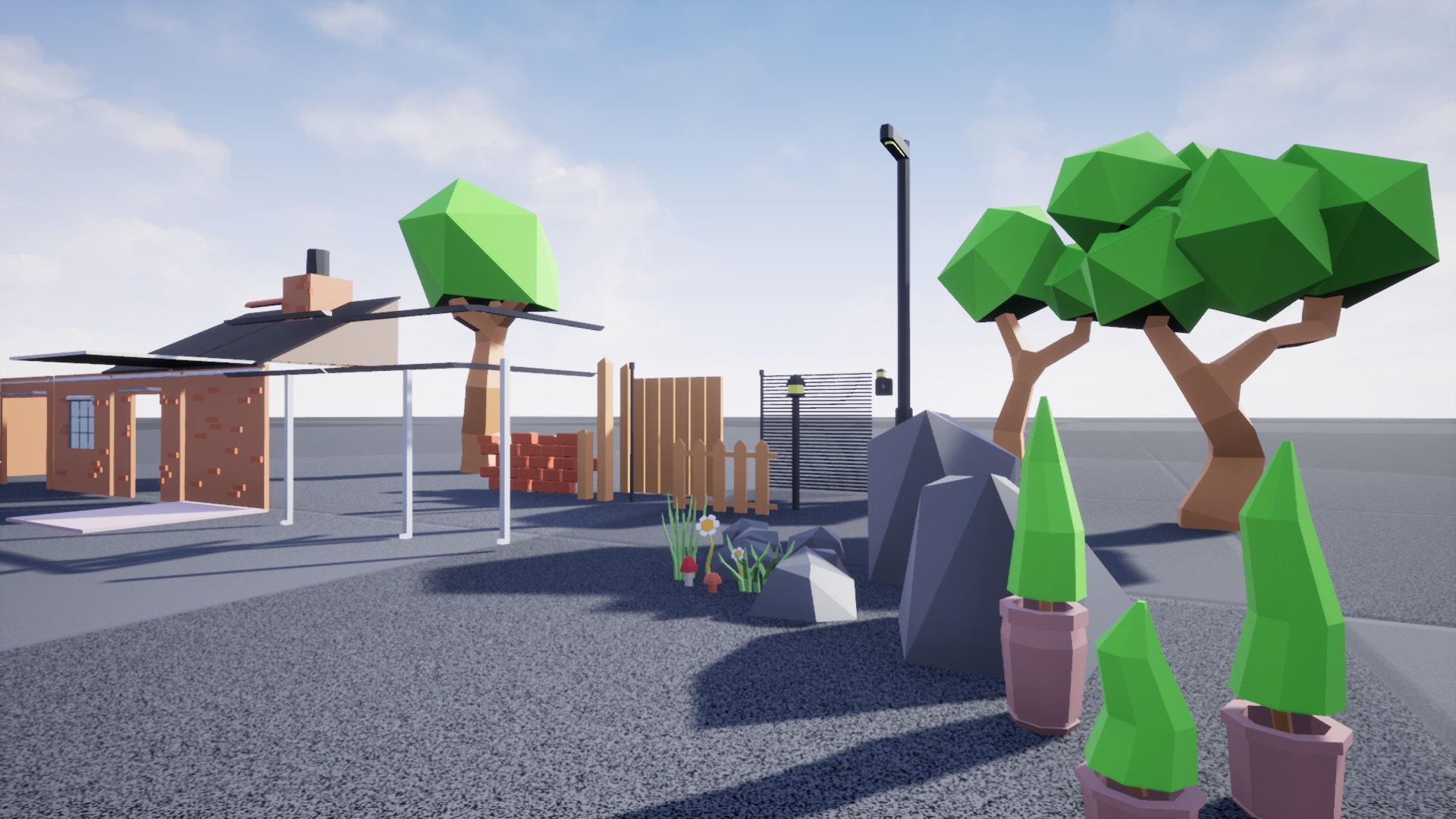 Low Poly Modular Pack in Environments - UE Marketplace