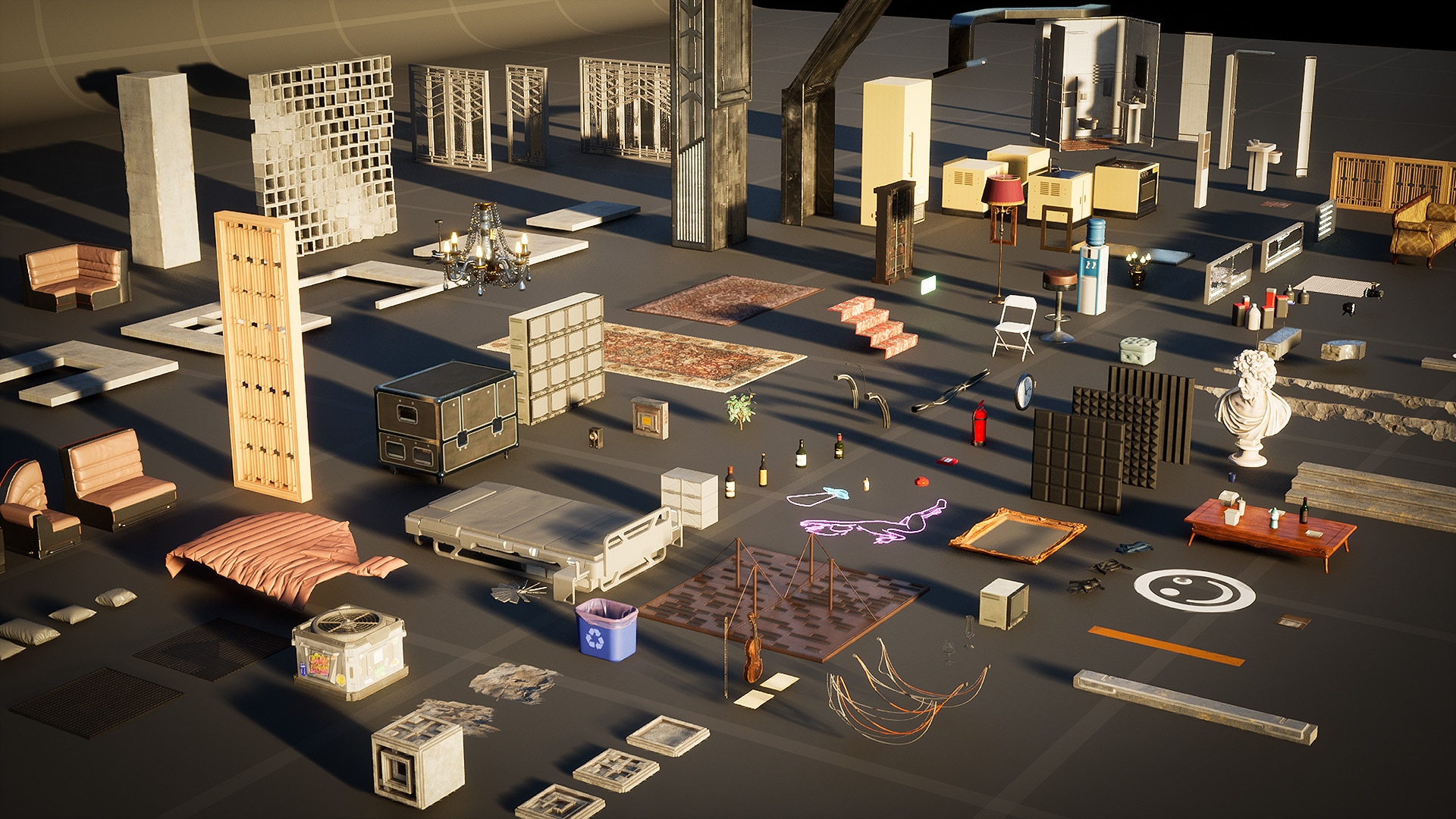 Cyberpunk Apartment Block 2 in 1 Bundle in Environments - UE Marketplace
