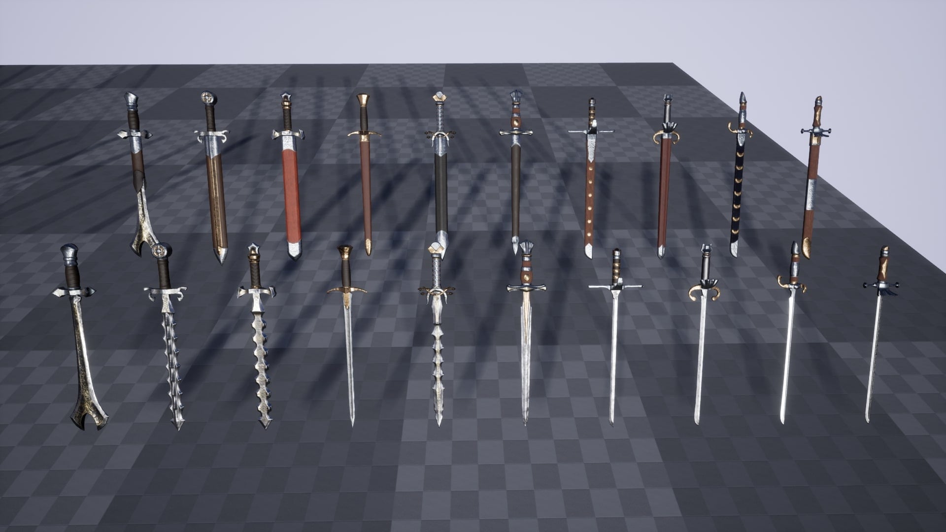Modular one hand swords set part 3 in Weapons - UE Marketplace