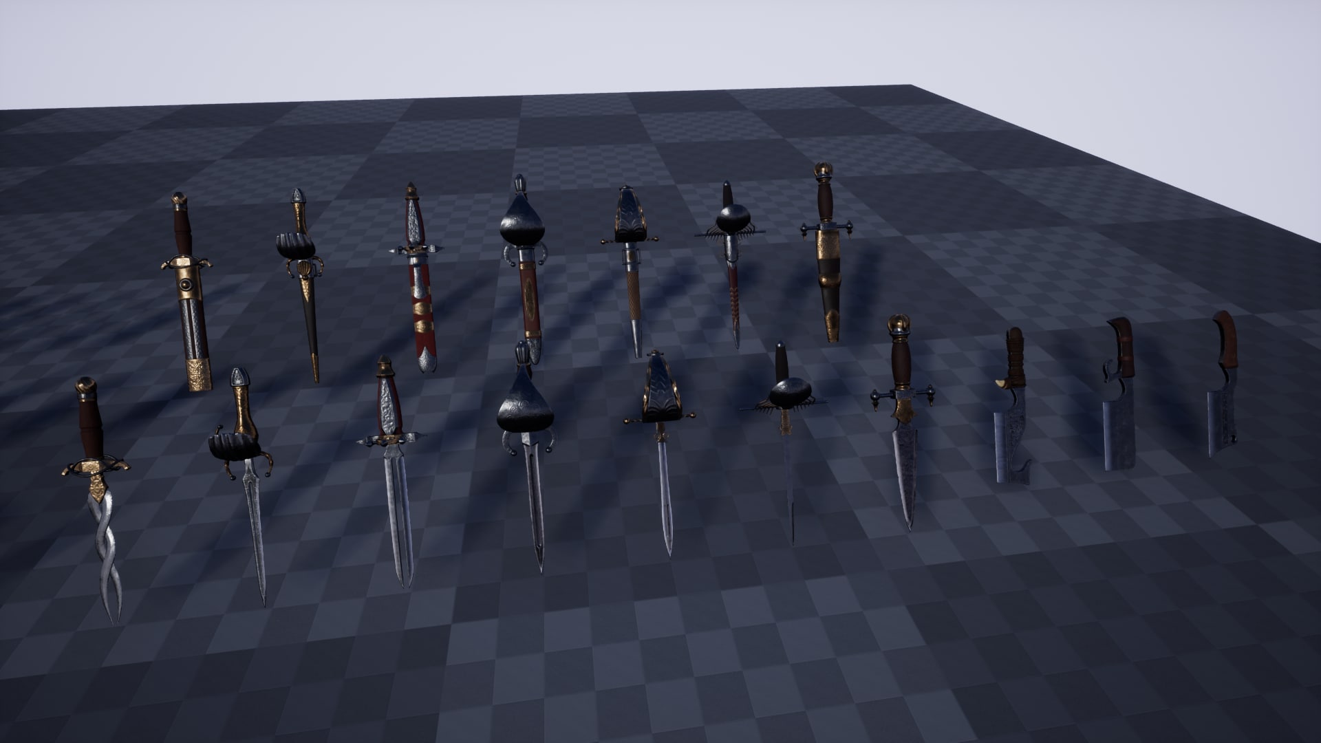 Modular dagger set part 3 in Weapons - UE Marketplace
