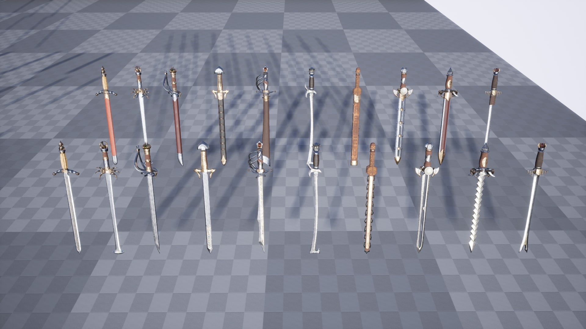 Modular one hand swords set part 2 in Weapons - UE Marketplace