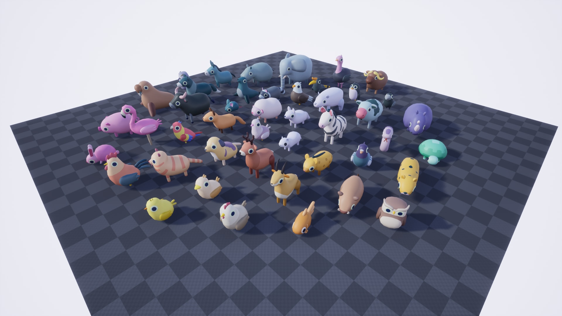 Quirky Series - Animals Mega Pack Vol.1 in Characters - UE Marketplace