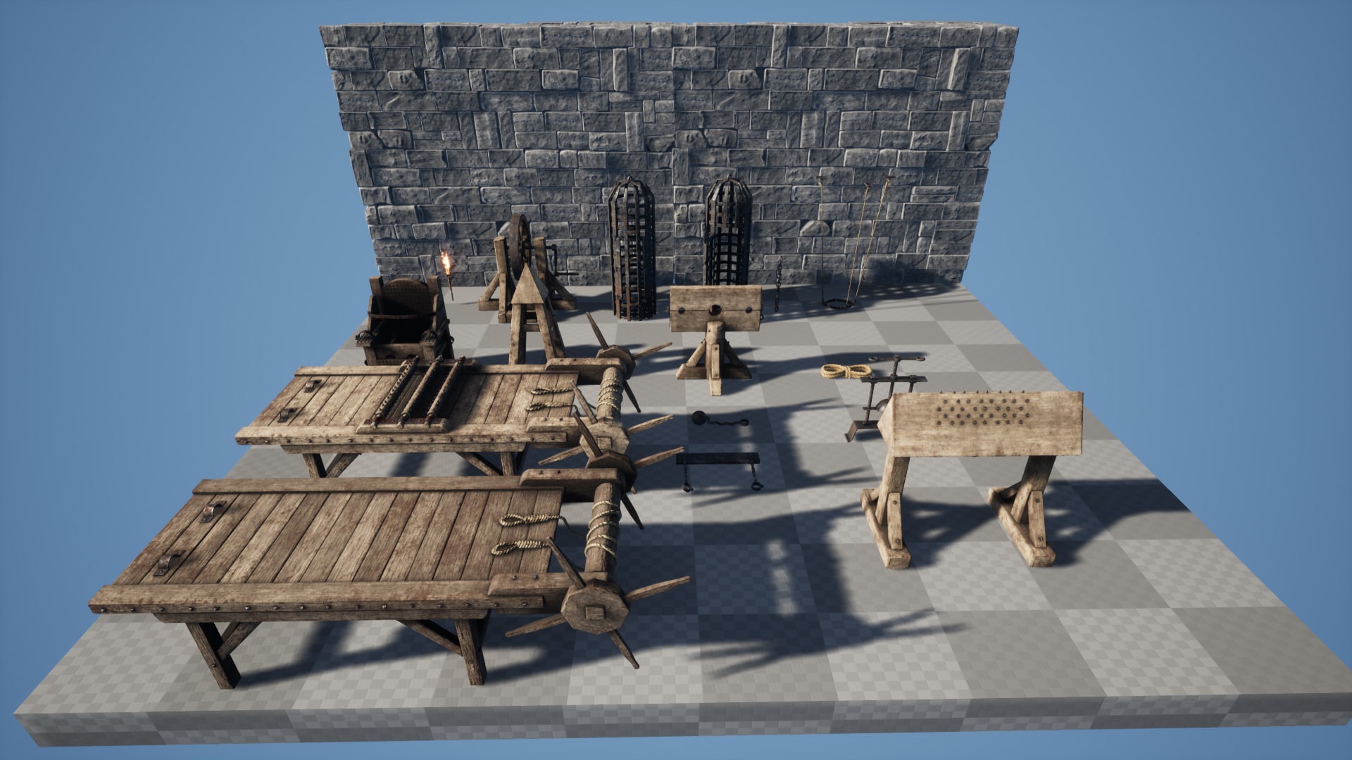 Torture Device / 15+ Dungeon Props in Props - UE Marketplace