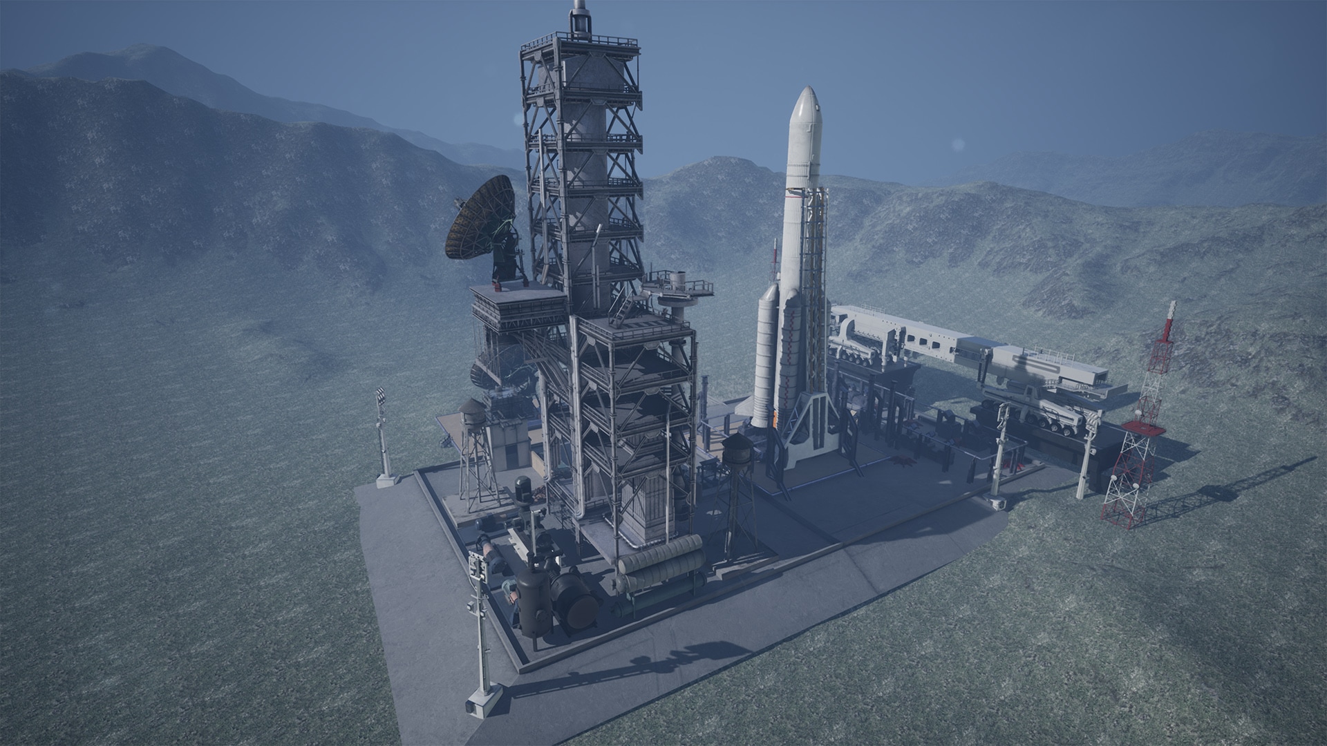 在环境创建的Chinese Rocket Launch / 220+ Assets - 虚幻引擎商城