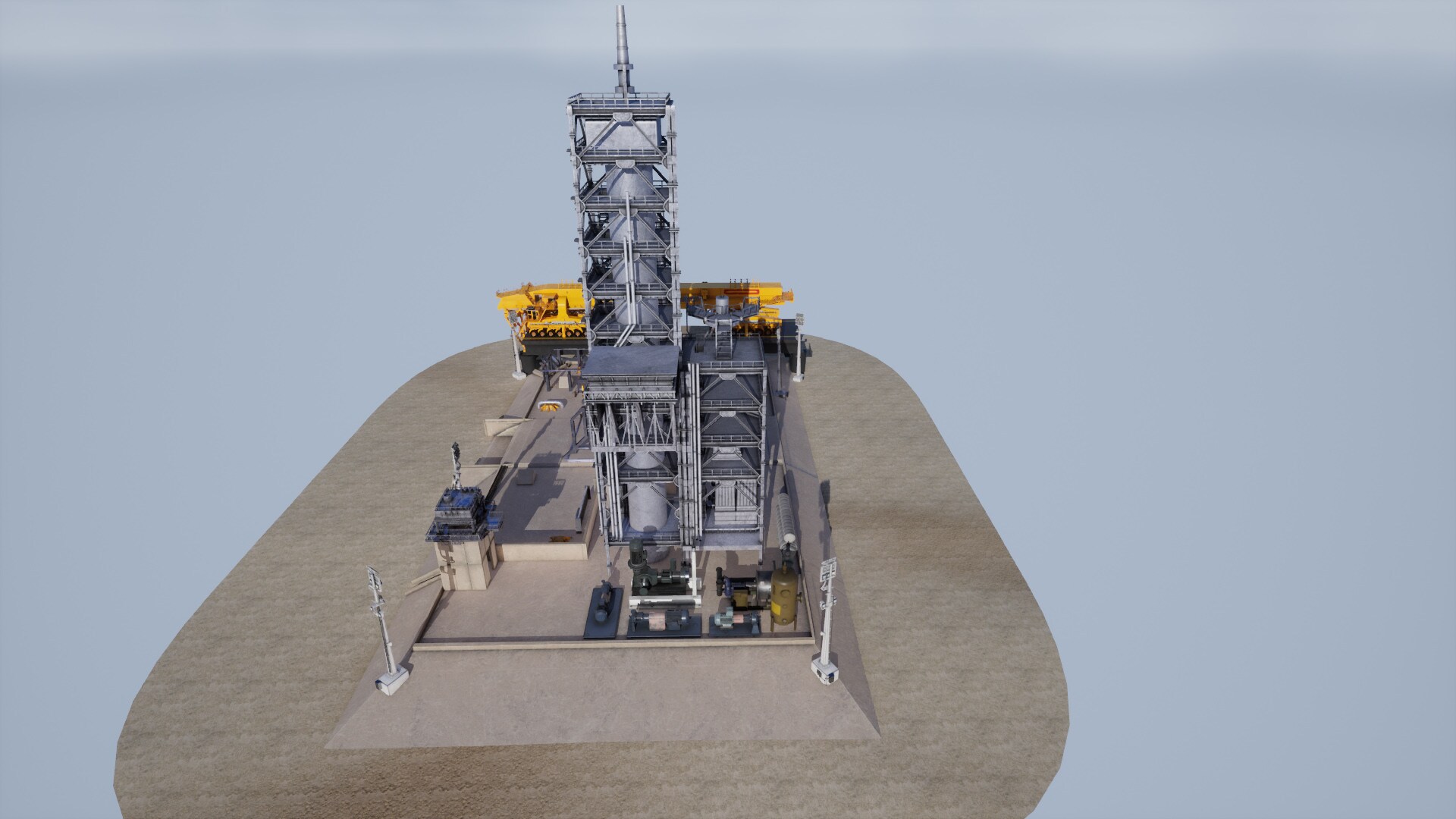 Russian Rocket Launch Modular Environment Unreal Engine Asset